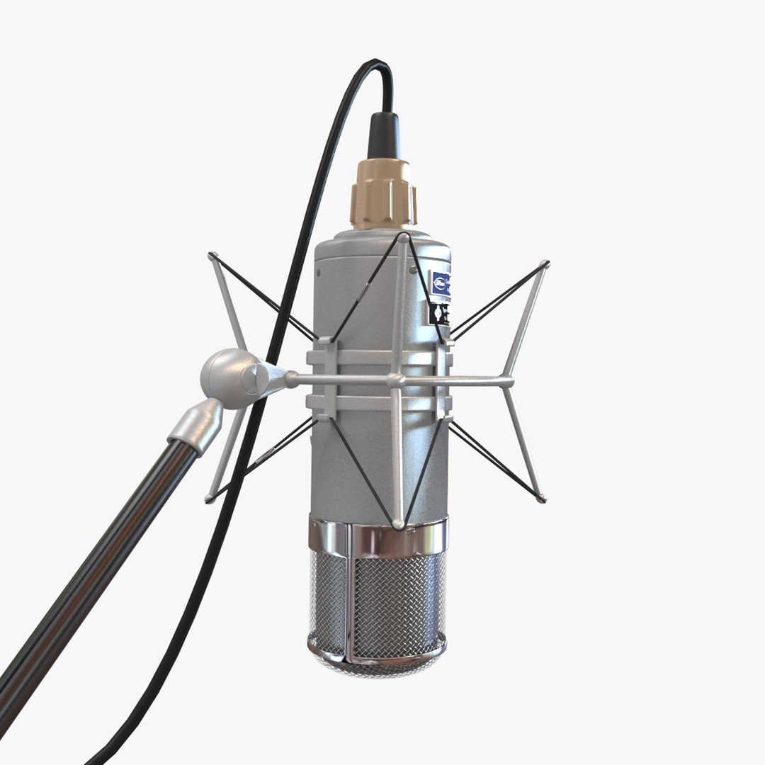 3ds Neumann U47 Microphone