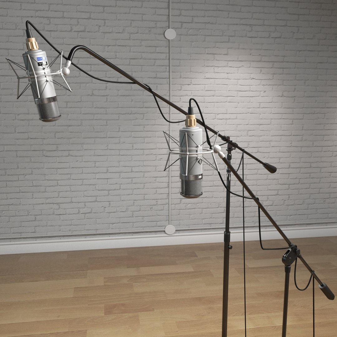 3ds Neumann U47 Microphone