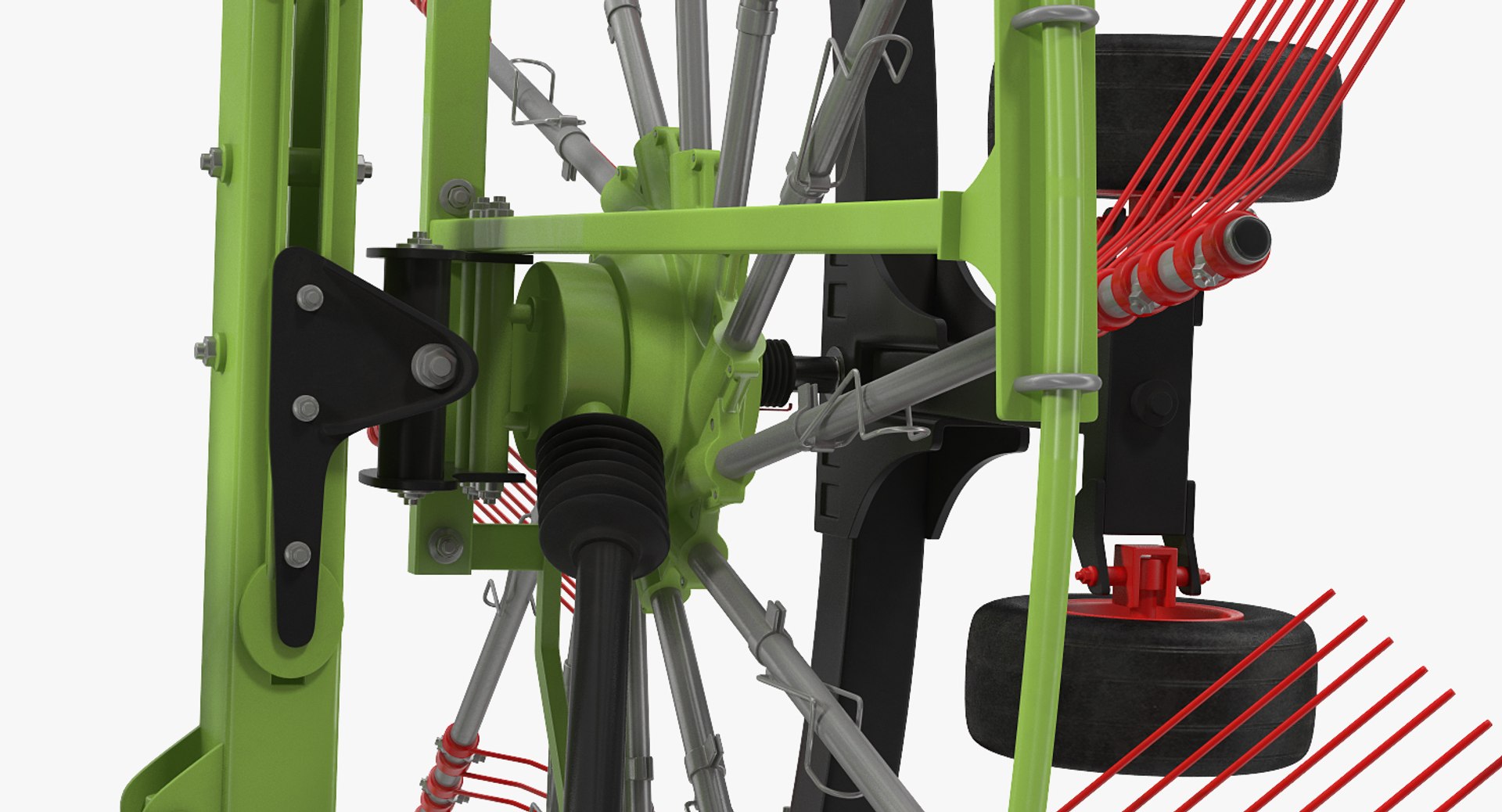 Twin Rotor Hay Rake 3D Model - TurboSquid 1332859