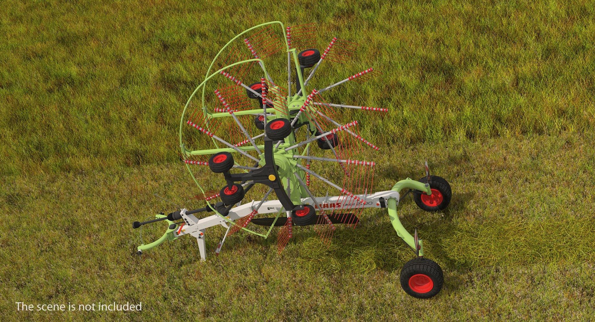 Twin Rotor Hay Rake 3D Model - TurboSquid 1332859