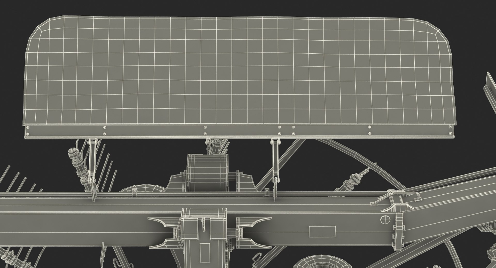 Twin rotor hay rake 3D model - TurboSquid 1332859