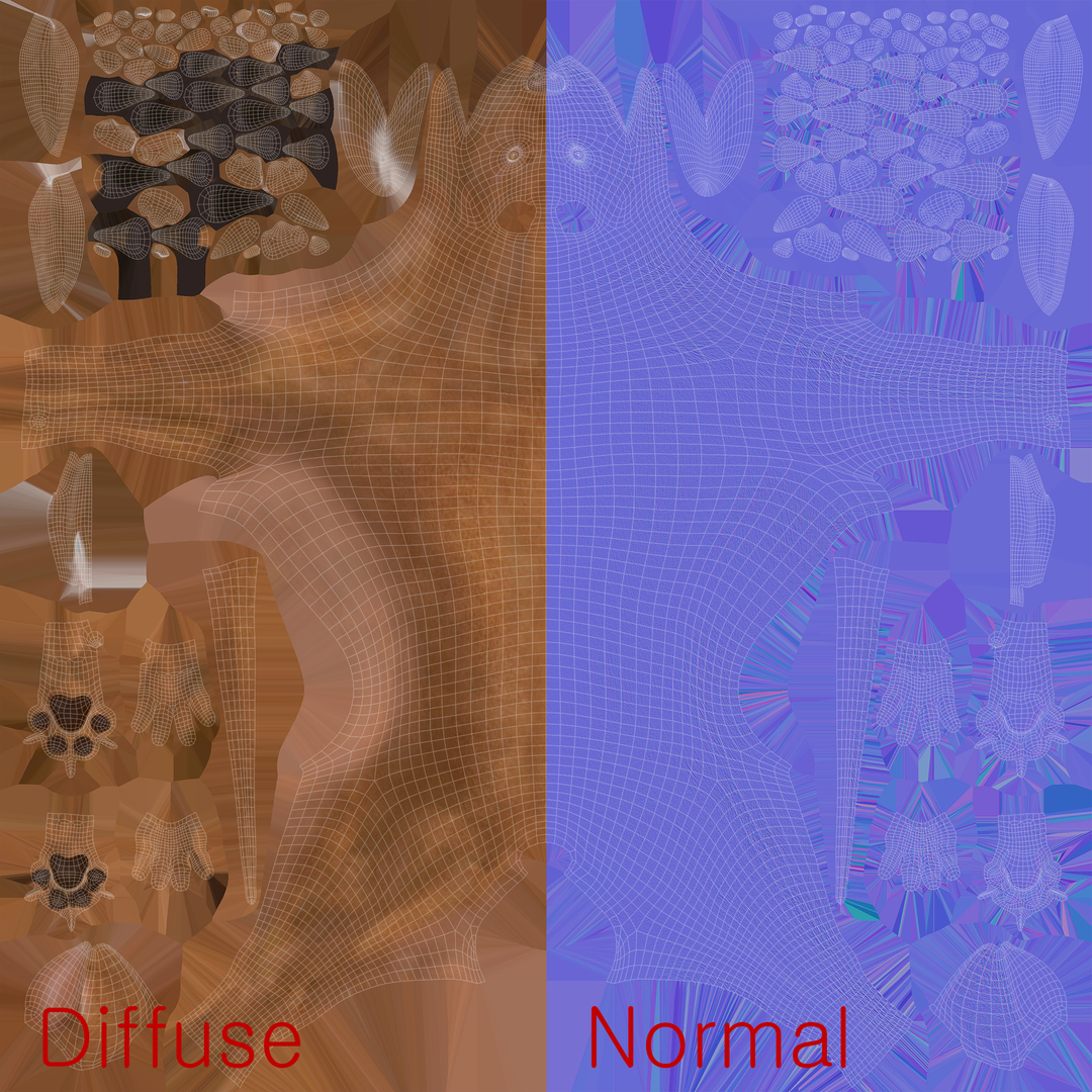 3D arnold pharaoh hound rigging model - TurboSquid 1296906