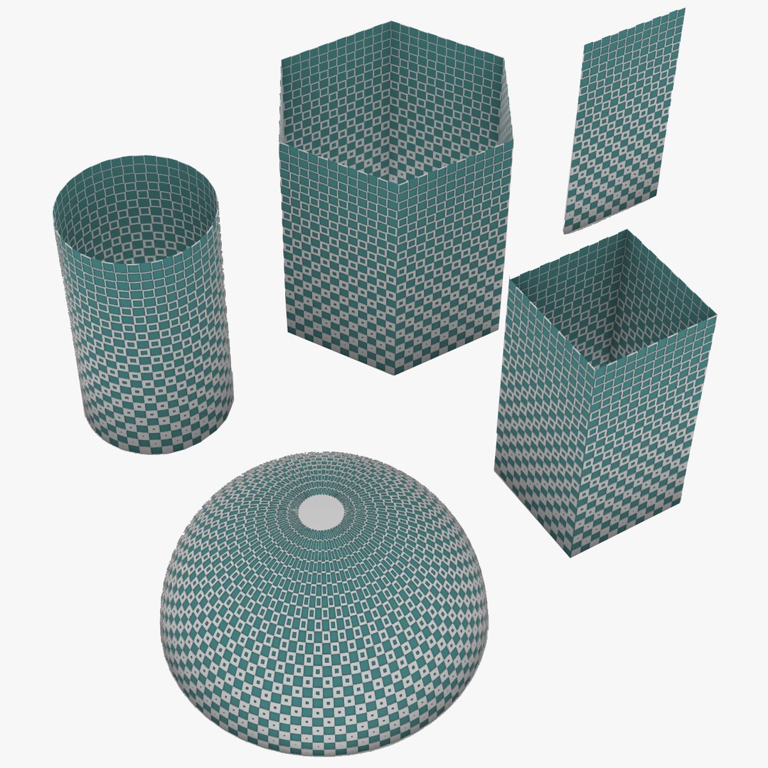 3D Parametric Square Pattern Objects - TurboSquid 2345250