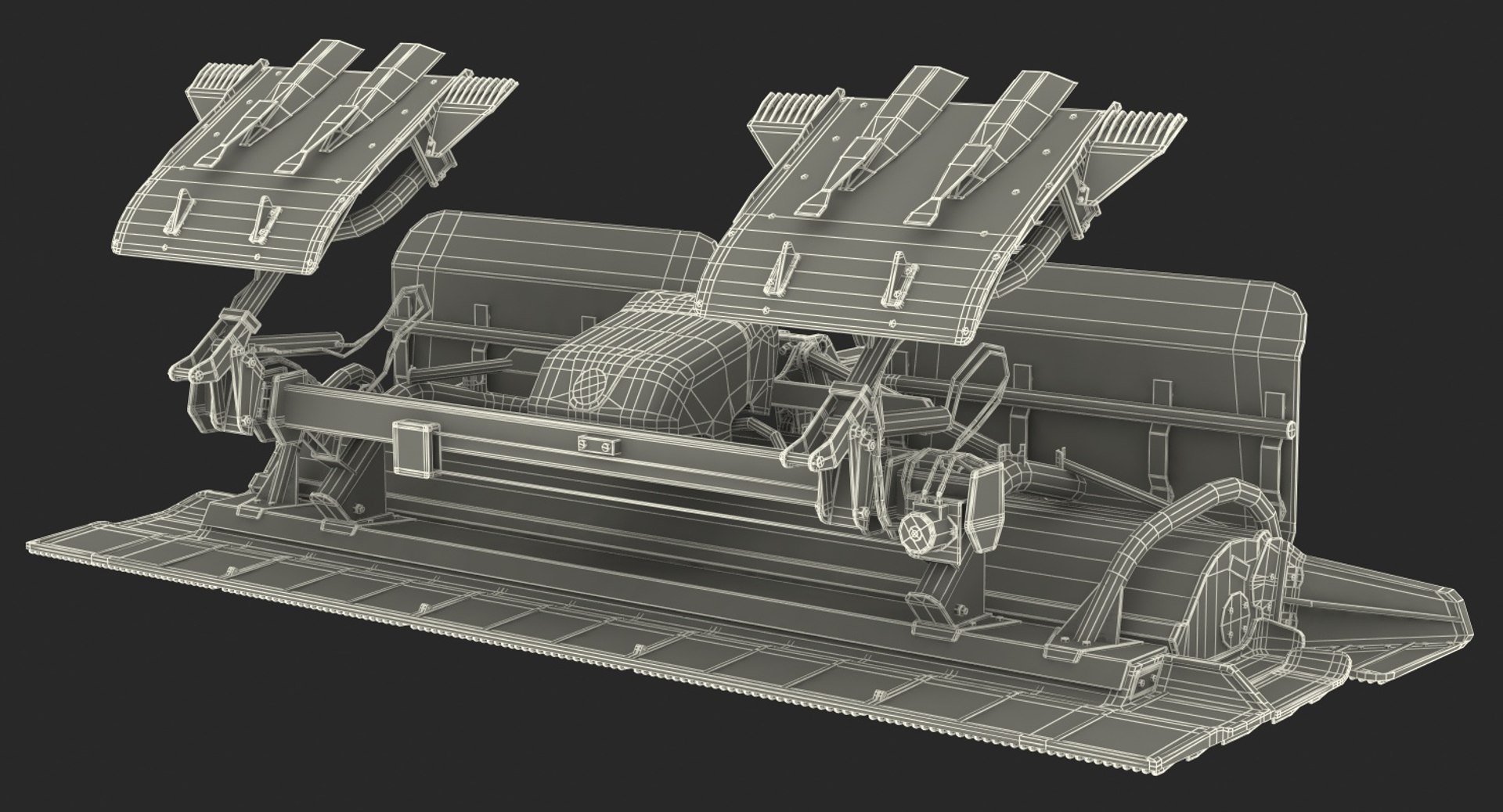 3D Trail Snow Groomer Model - TurboSquid 1401251