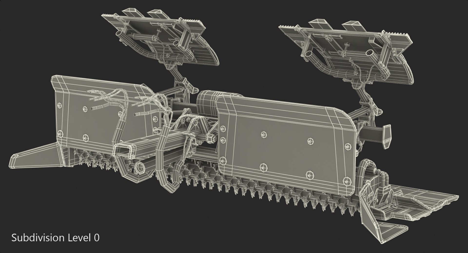 3D Trail Snow Groomer Model - TurboSquid 1401251