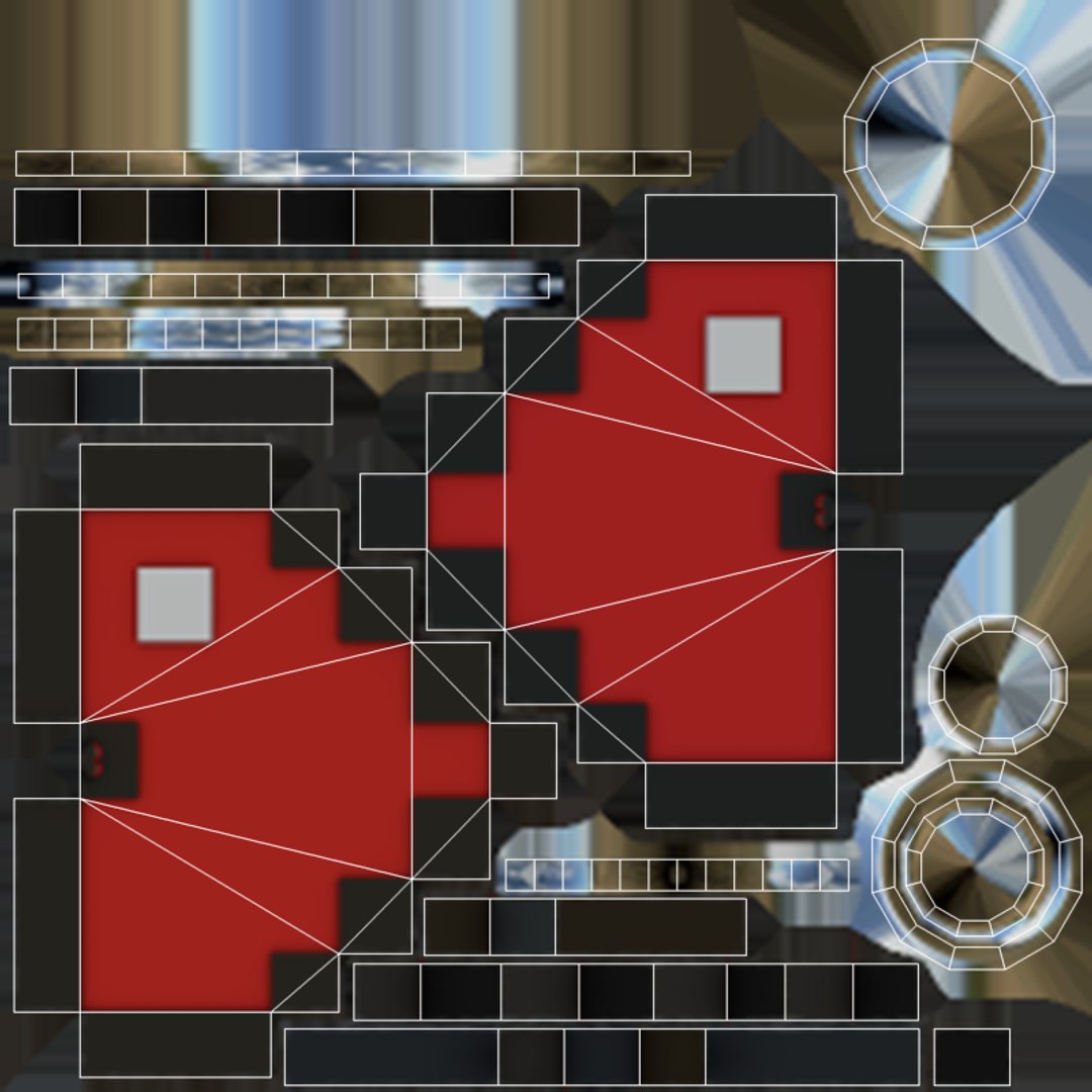 8-Bit Heart Weapon Charm - Low Poly Game Ready 3D - TurboSquid 2038645