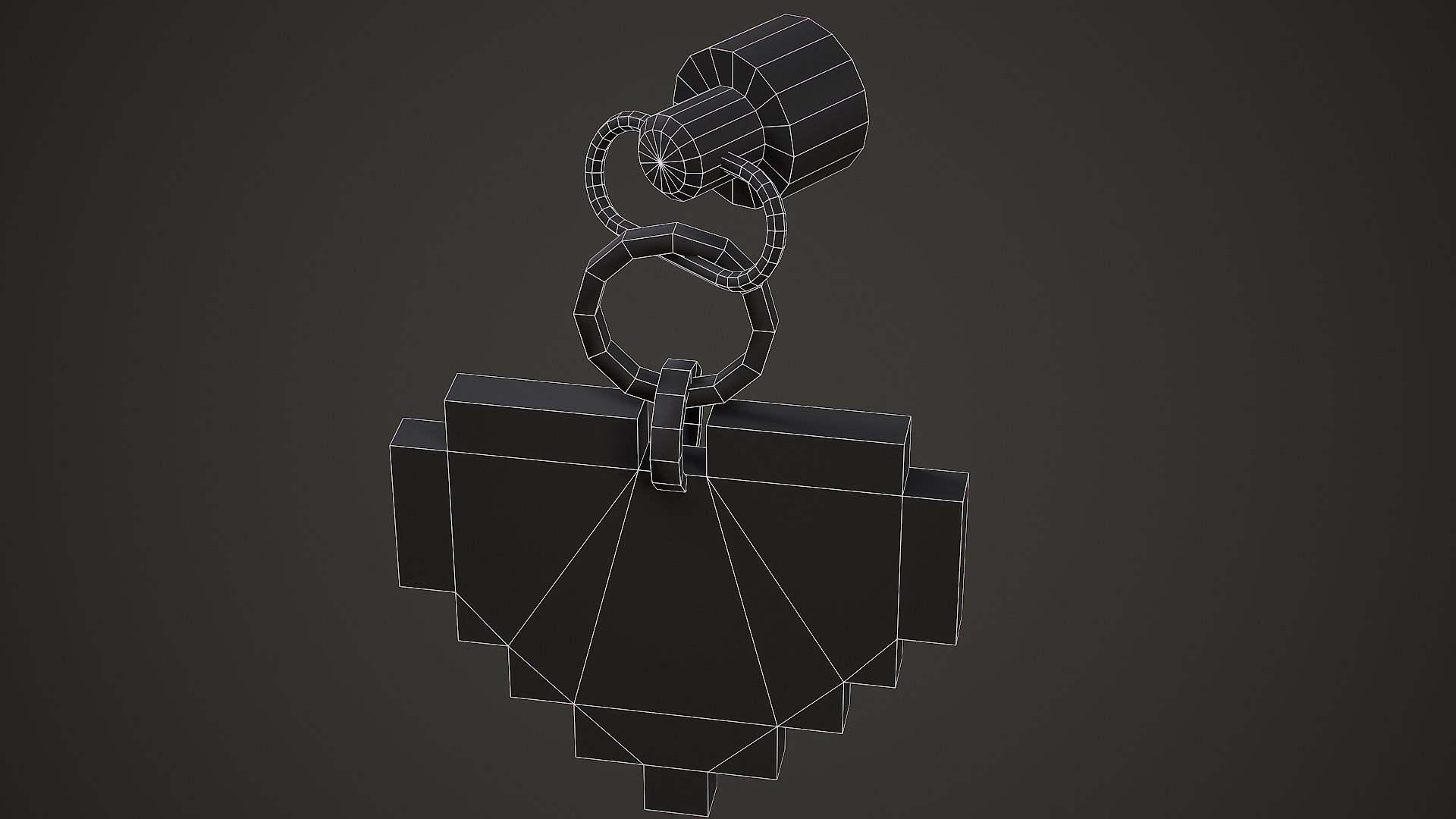 8-Bit Heart Weapon Charm - Low Poly Game Ready 3D - TurboSquid 2038645