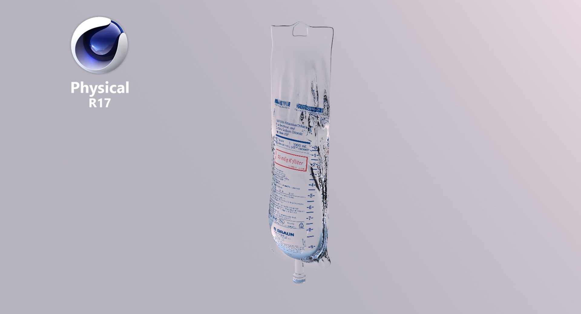 3D iv bag 1000ml - TurboSquid 1330344