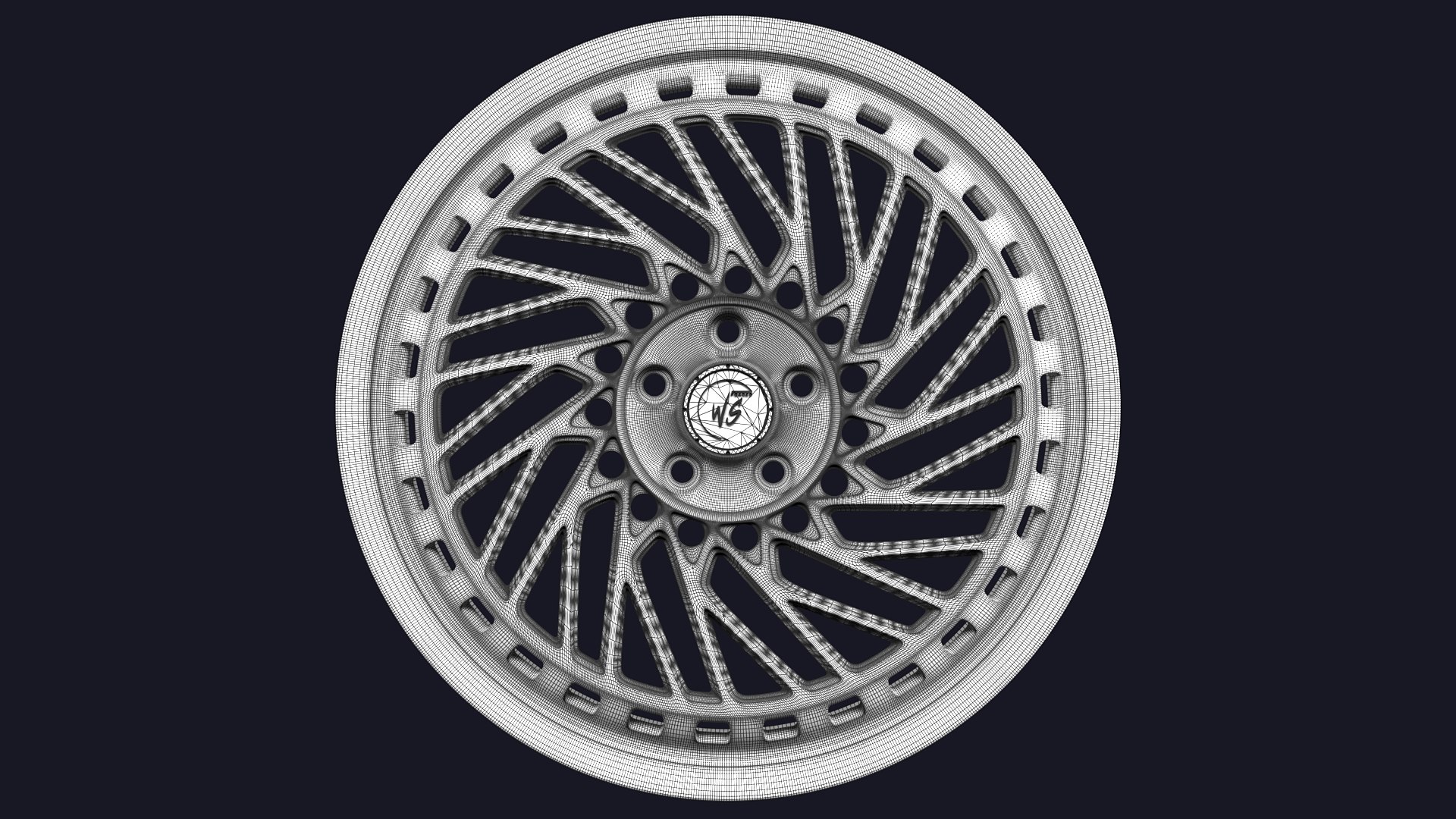 3D Wheel Rim 3 - TurboSquid 2004134