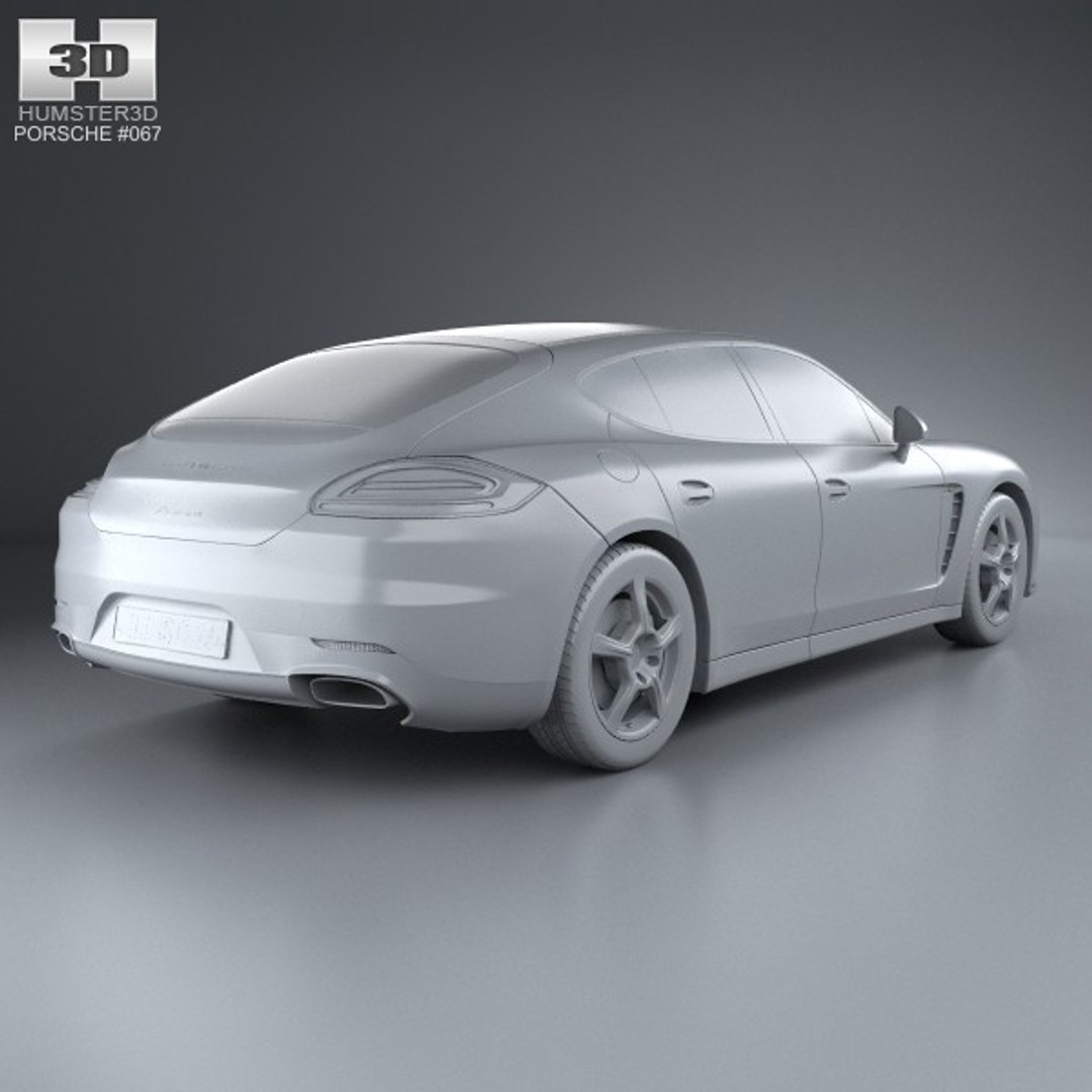 3d model 2014 porsche panamera