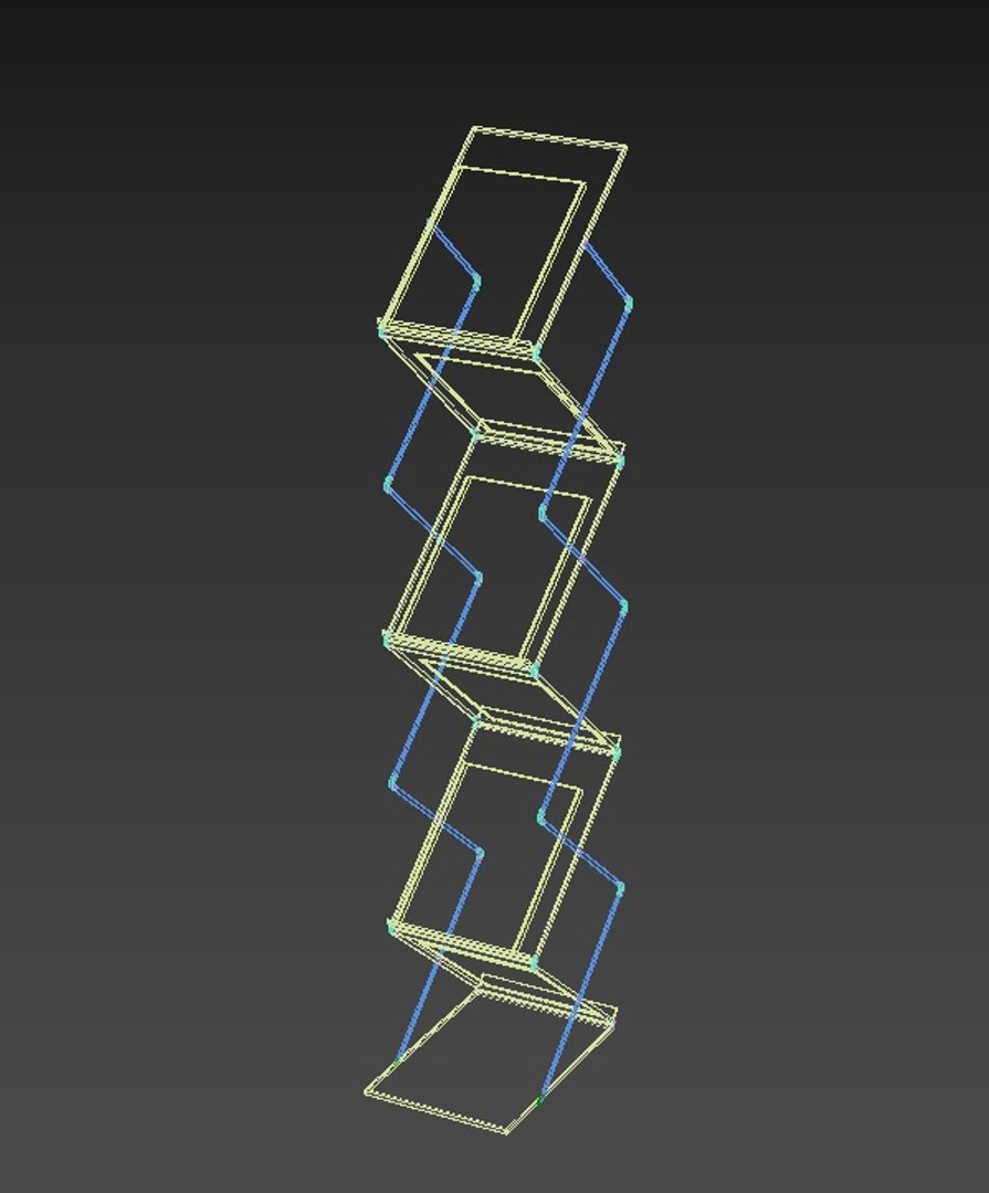 3D Folding Brochure Stand - TurboSquid 1456557