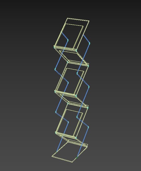 3D folding brochure stand - TurboSquid 1456557