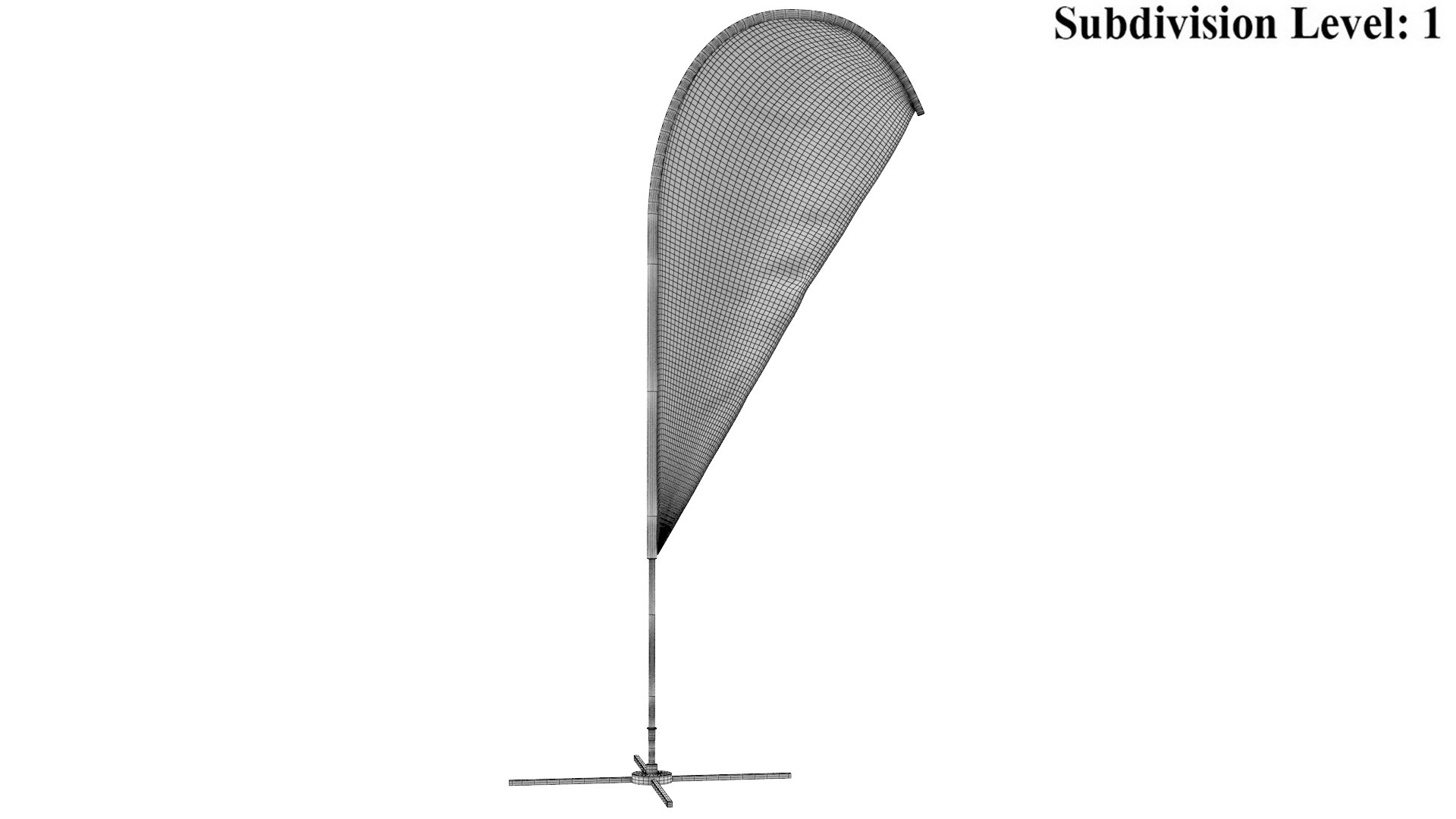 3D Model Flag Banner - TurboSquid 1711892