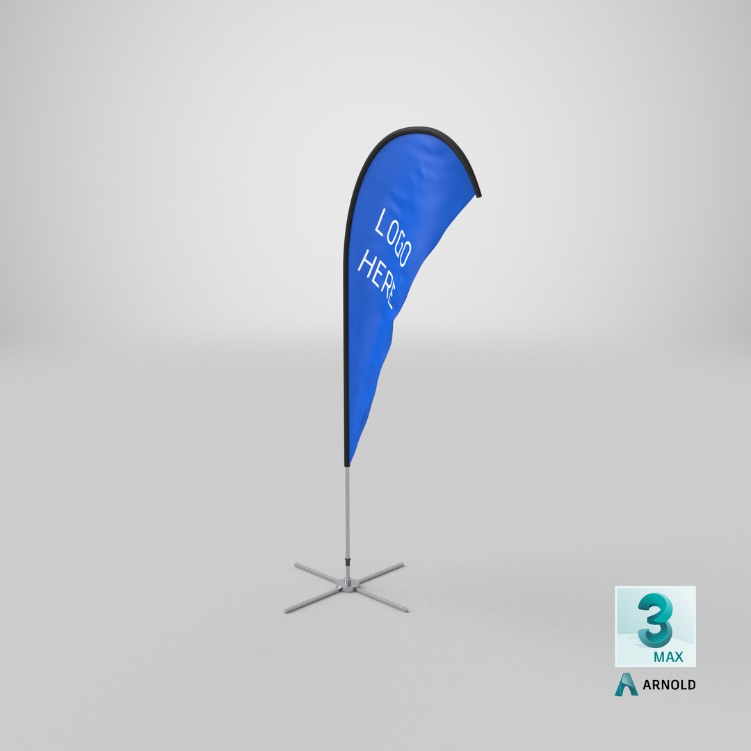 3D Model Flag Banner - TurboSquid 1711892