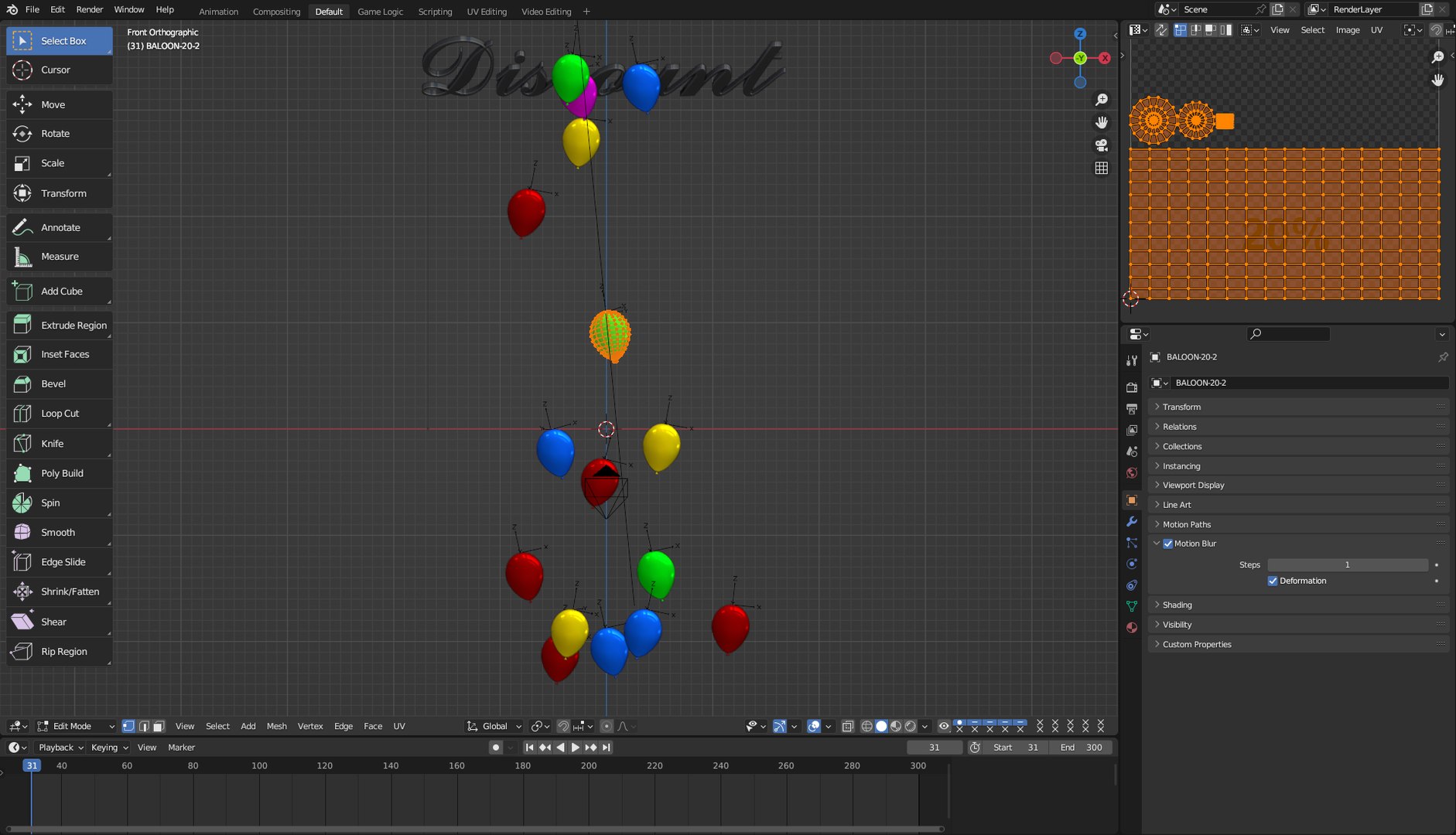 3D Falling Balloons In A Looping Animation - TurboSquid 2419090