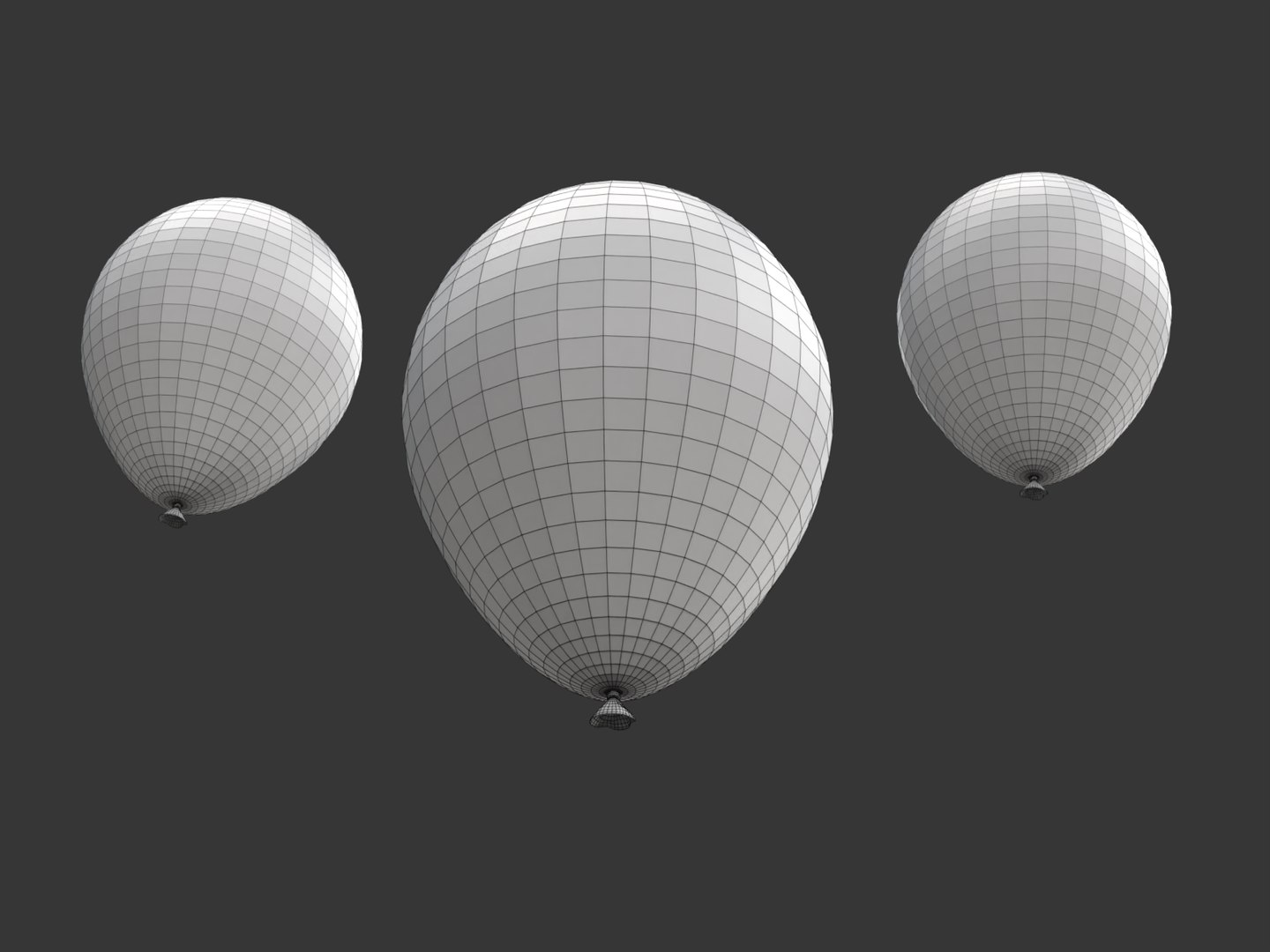 3D Falling Balloons In A Looping Animation - TurboSquid 2419090