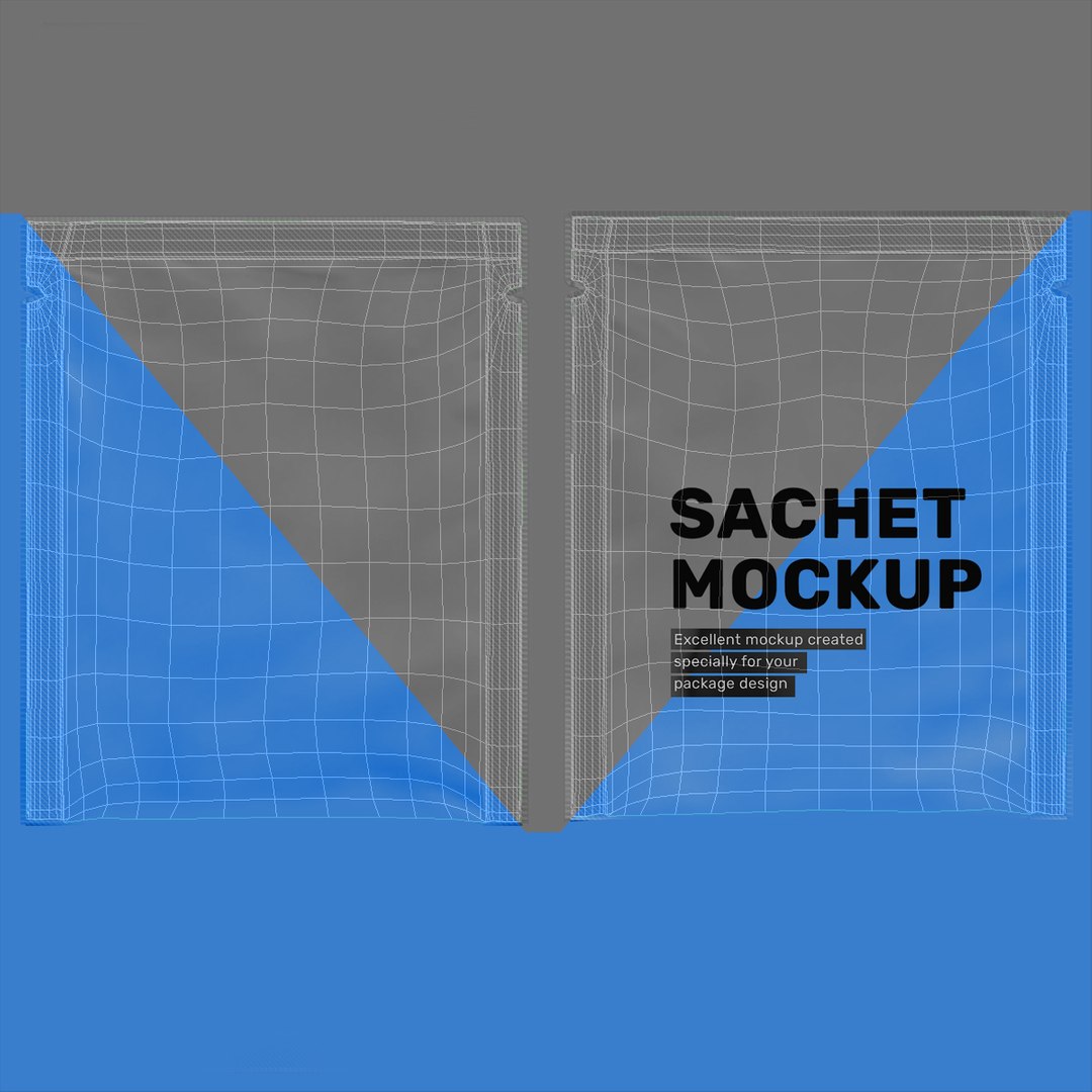 3D Model Sachet Pouch V2 PBR - TurboSquid 2247121
