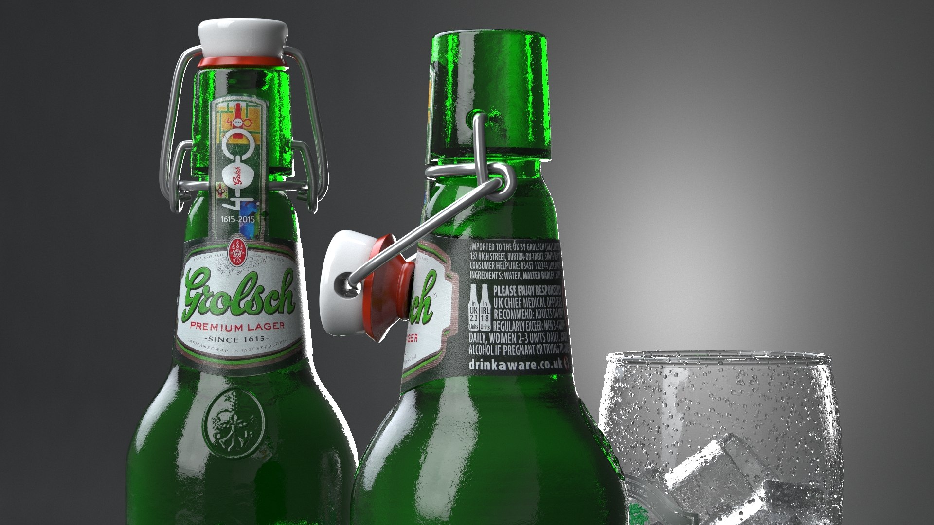 Grolsch Beer Bottles Max