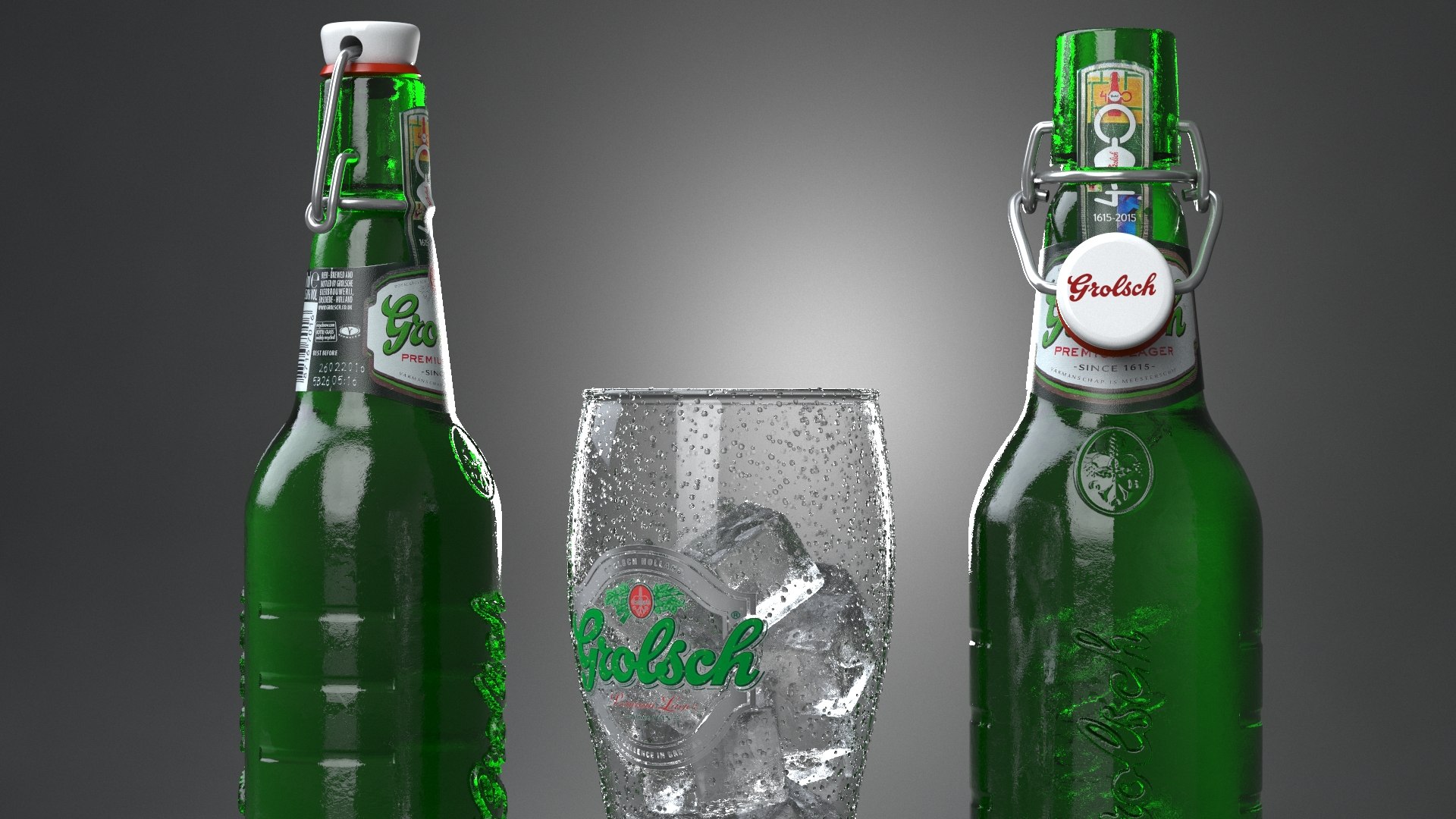 Grolsch Beer Bottles Max