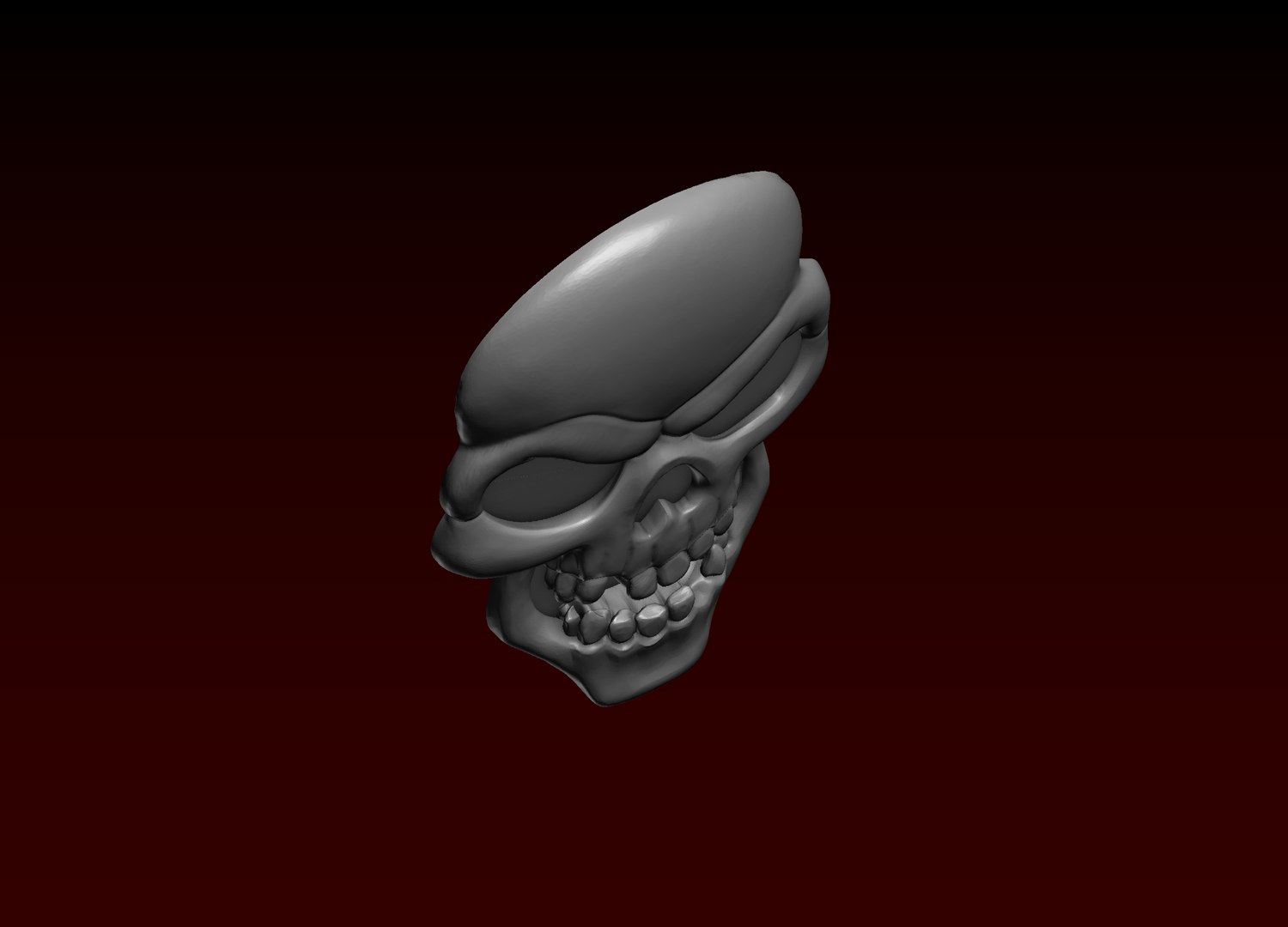 Skull bas relief 3D model - TurboSquid 1875506