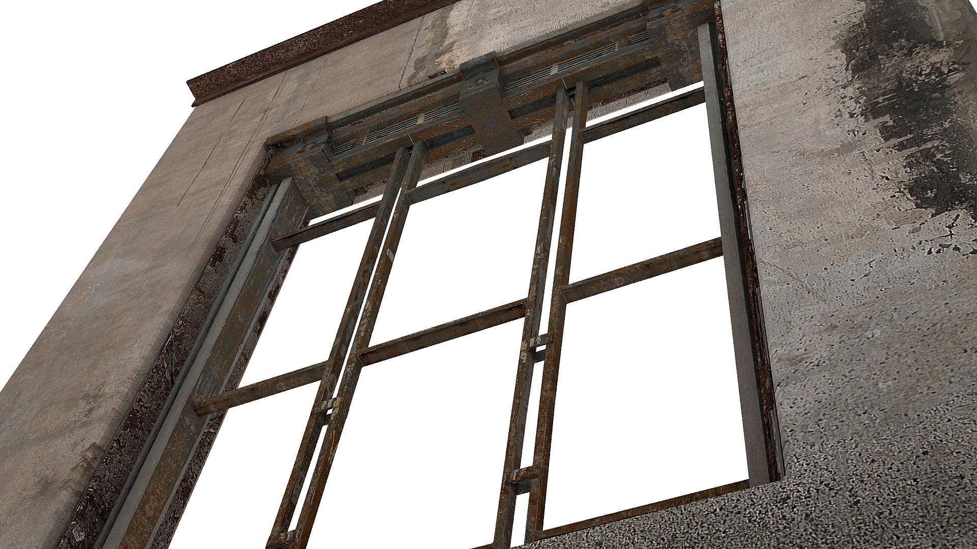 3D 3 Models Industrial Metal Windows 01 - TurboSquid 1740393