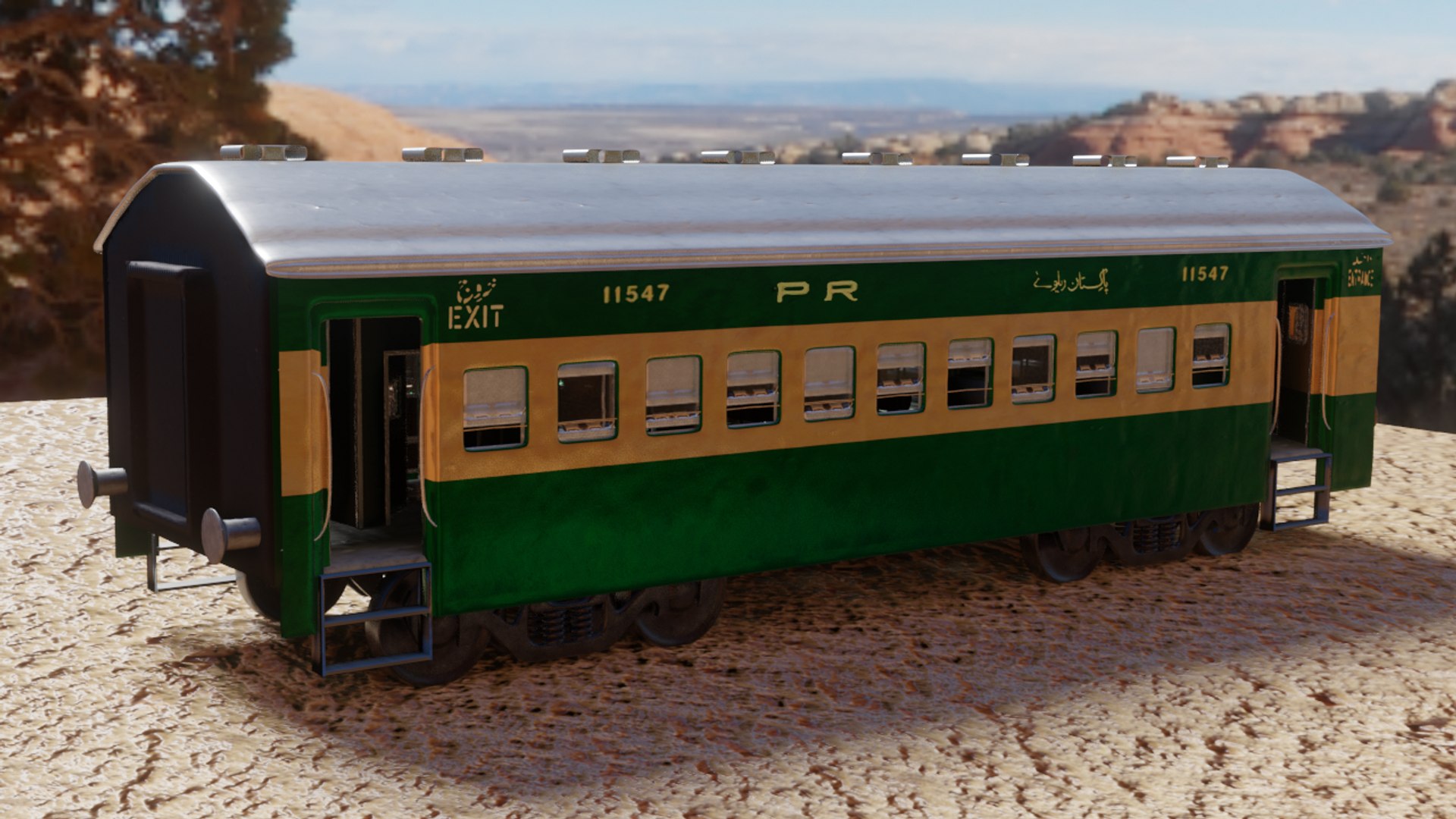 3D Model Pakistani Train Interior - TurboSquid 1392659