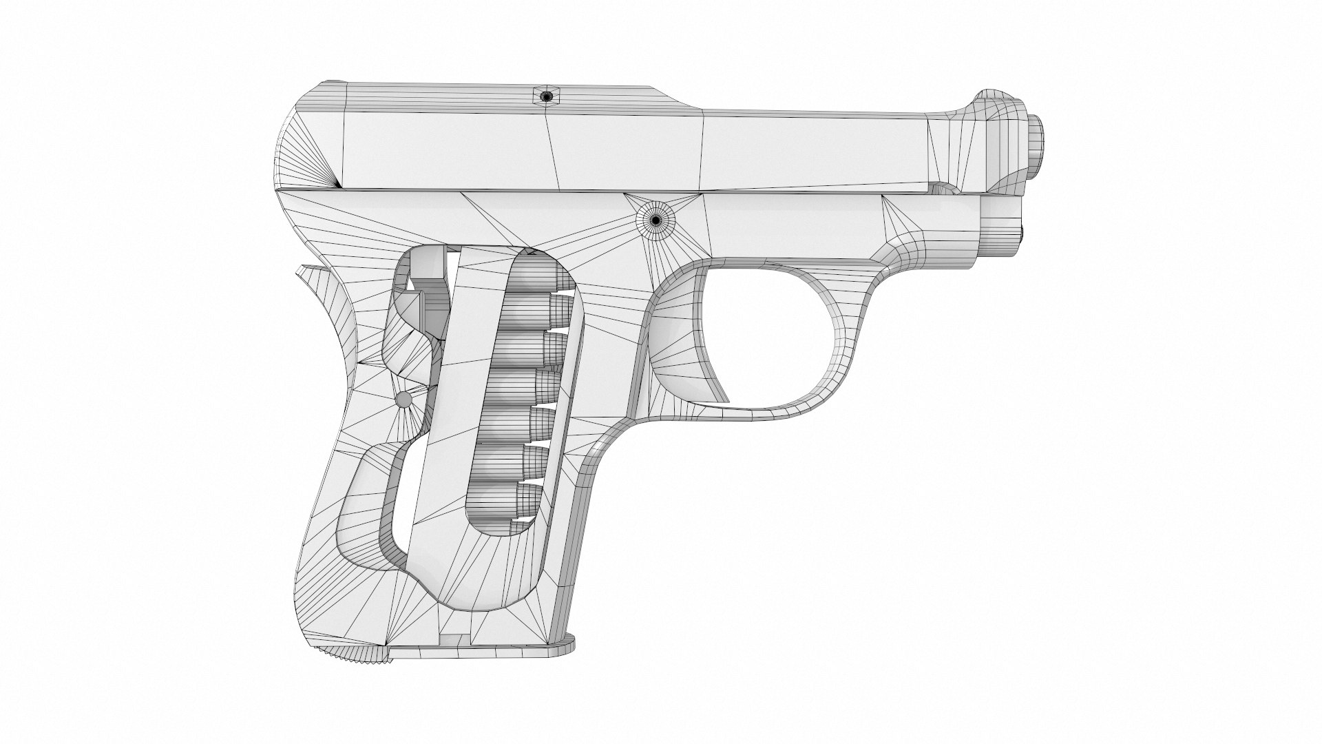 3D Beretta M418 Model - TurboSquid 1961346