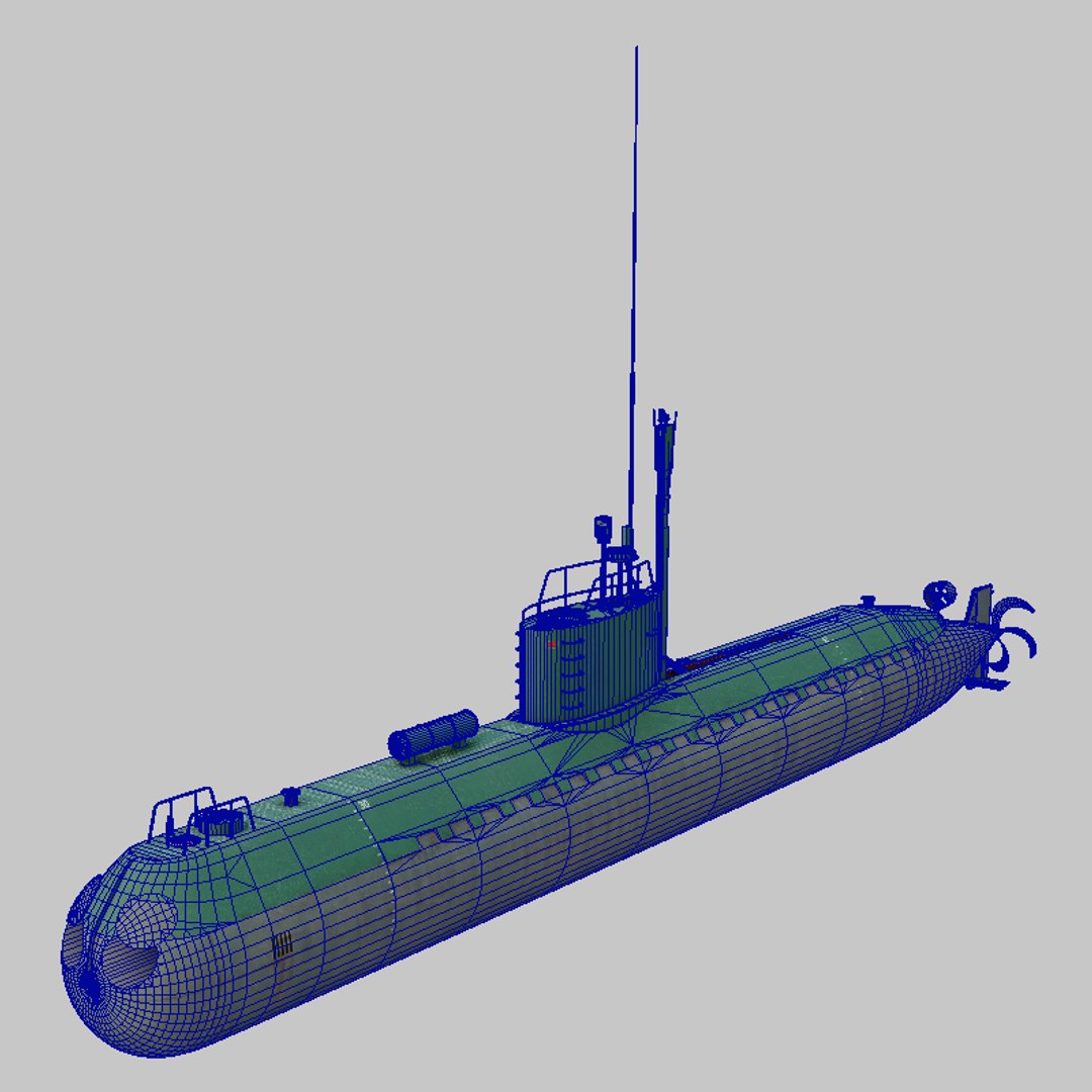 3d Iranian Ghadir Class Submarine Model