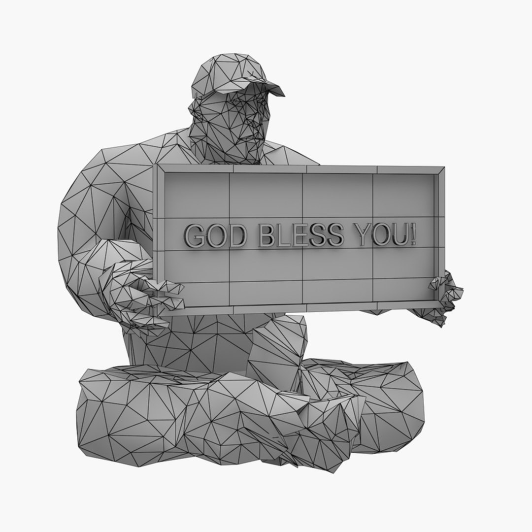 3D Homeless Man Model - TurboSquid 1515857