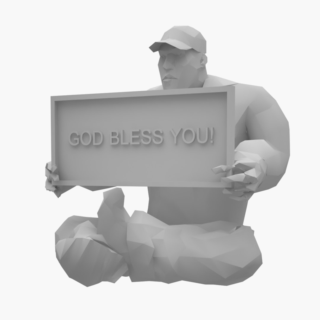 3D Homeless Man Model - TurboSquid 1515857