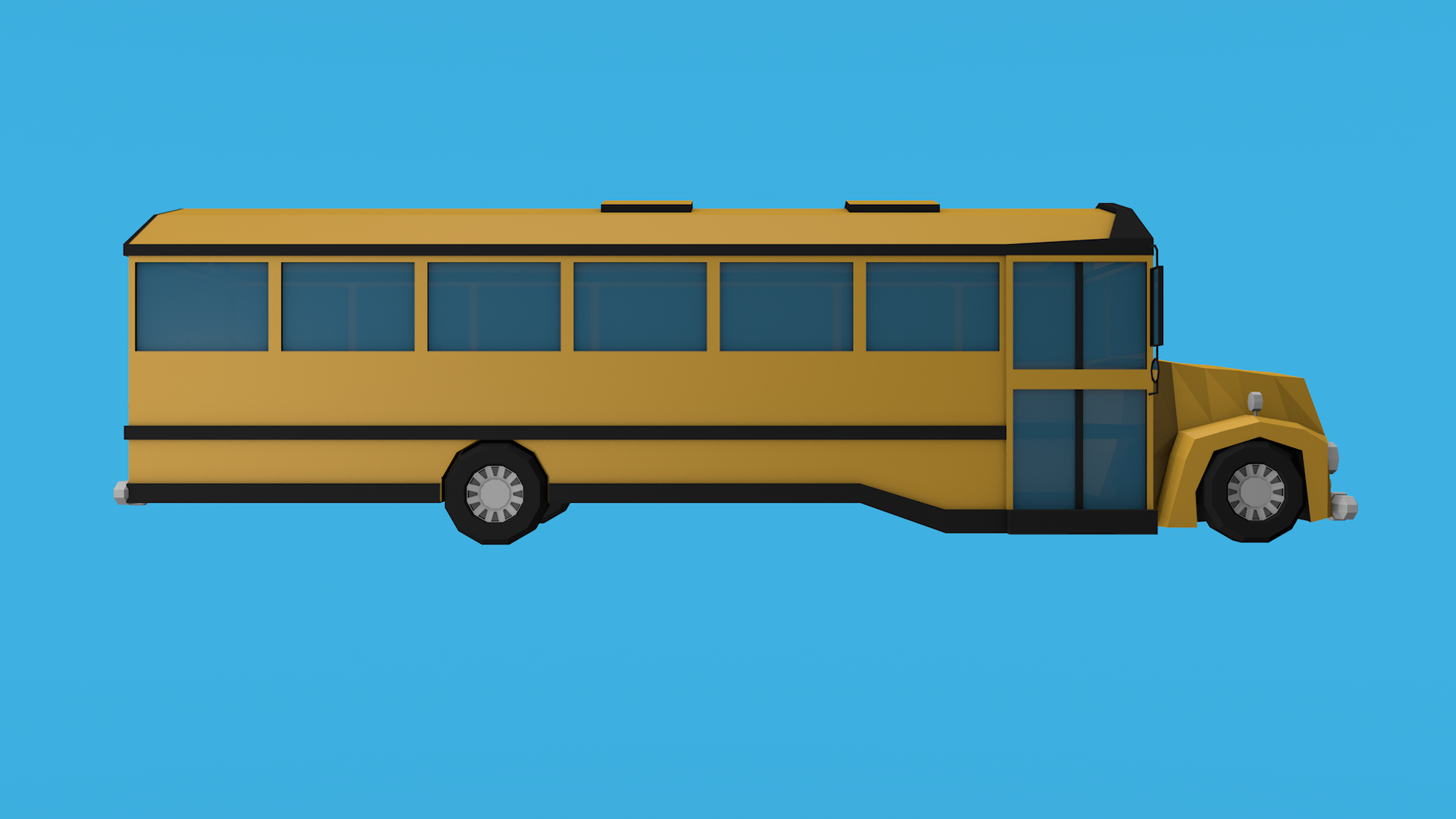 School Bus 3D Model - TurboSquid 1591092