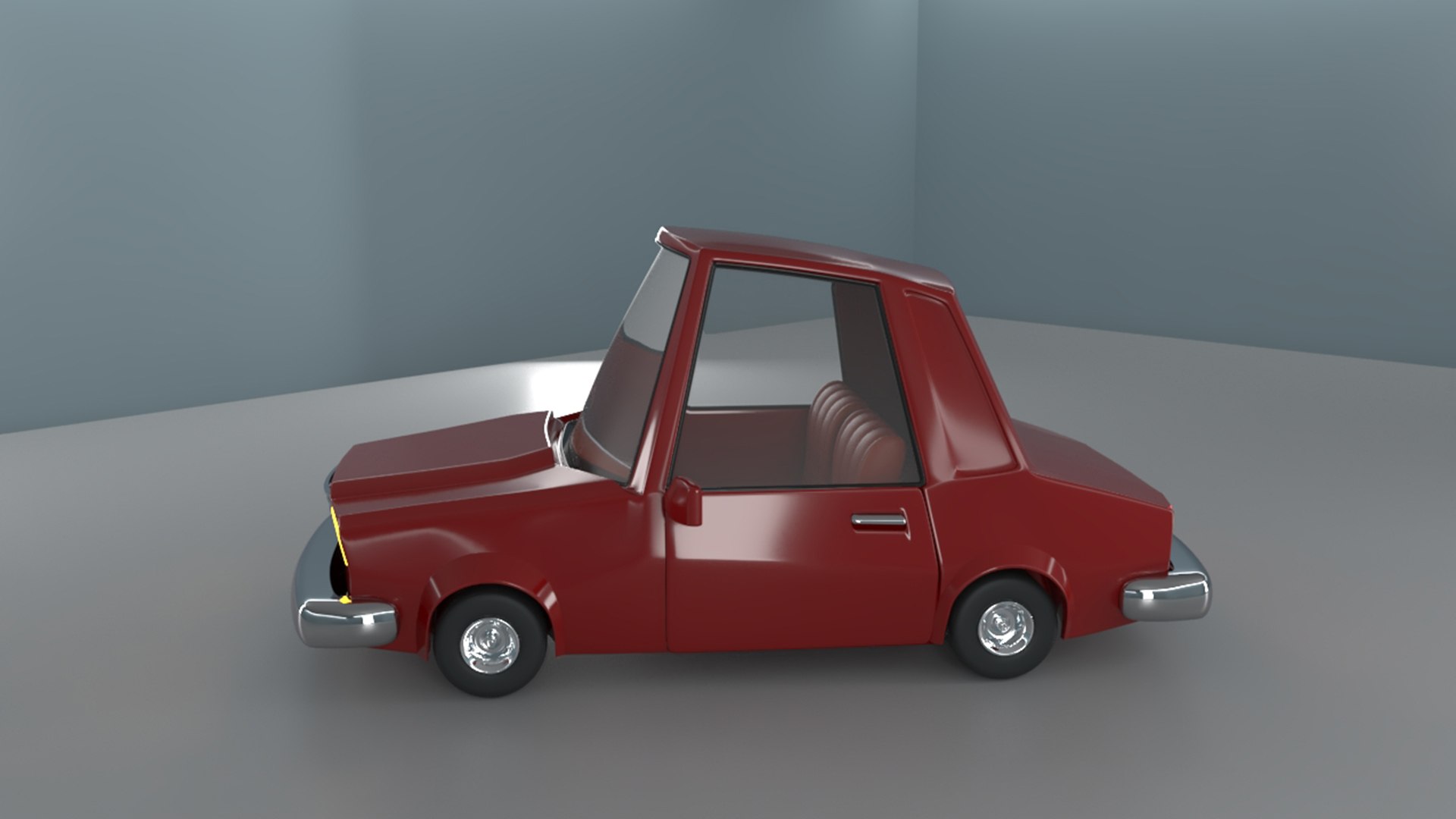 Cartoon Car 3D Model 3D Model - TurboSquid 2513876