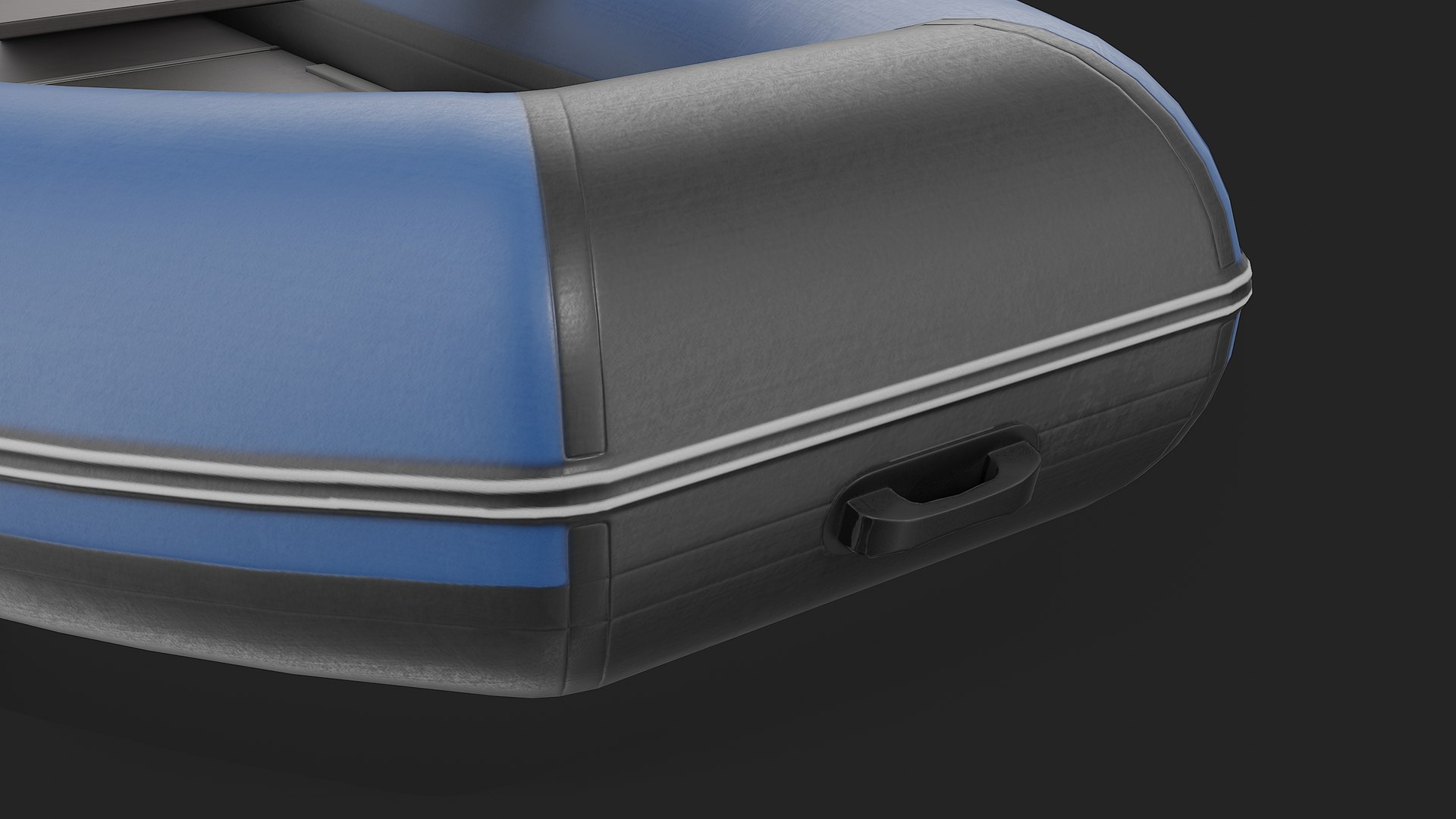 Blue Inflatable Boat 3D Model - TurboSquid 2118933