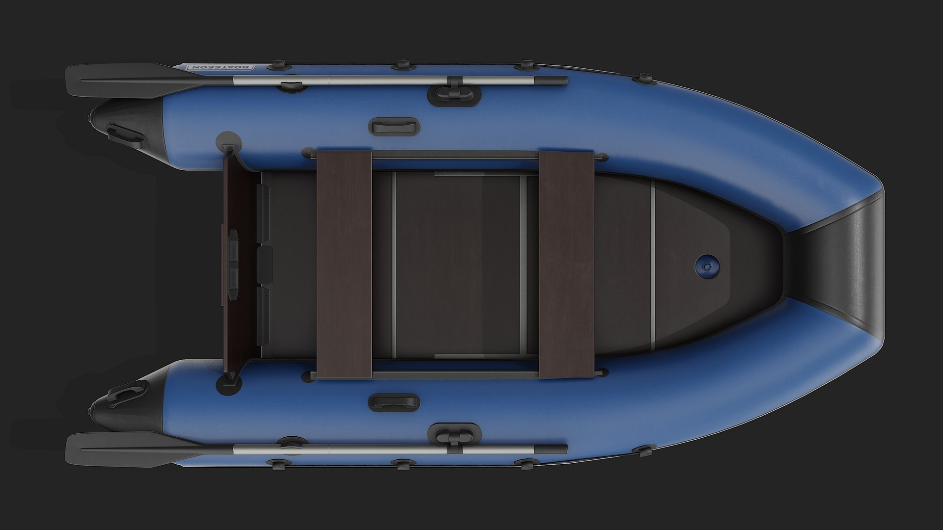 Blue Inflatable Boat 3D Model - TurboSquid 2118933
