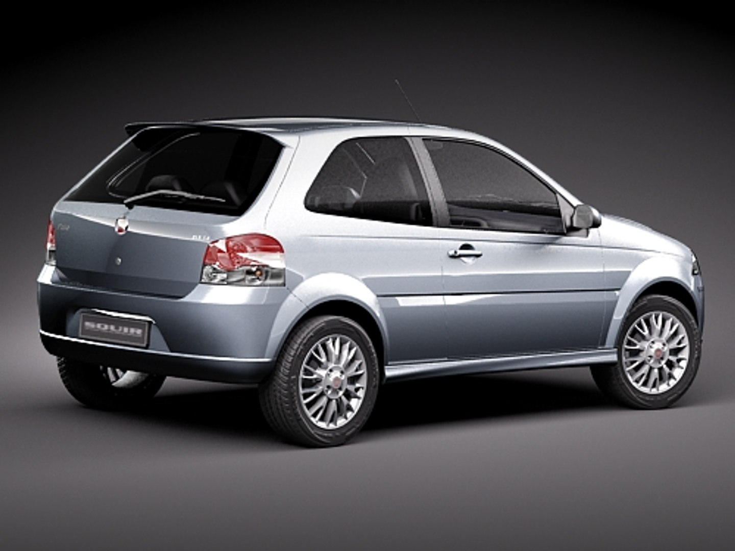 3d Fiat New Palio 2009 Model