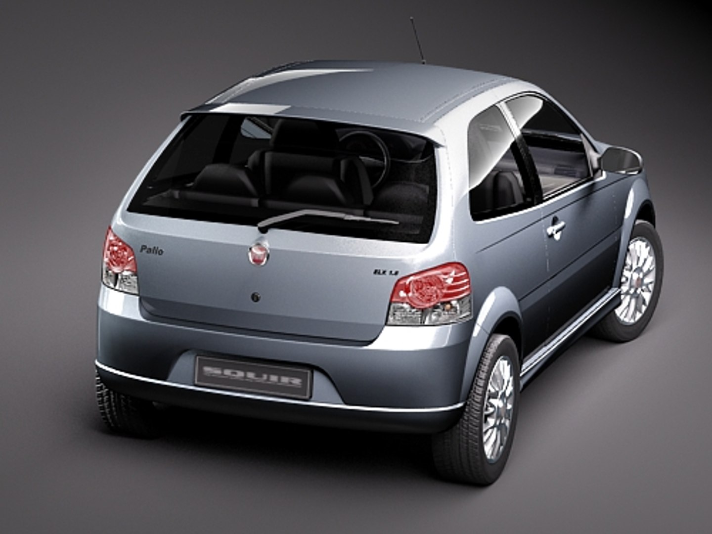 3d Fiat New Palio 2009 Model