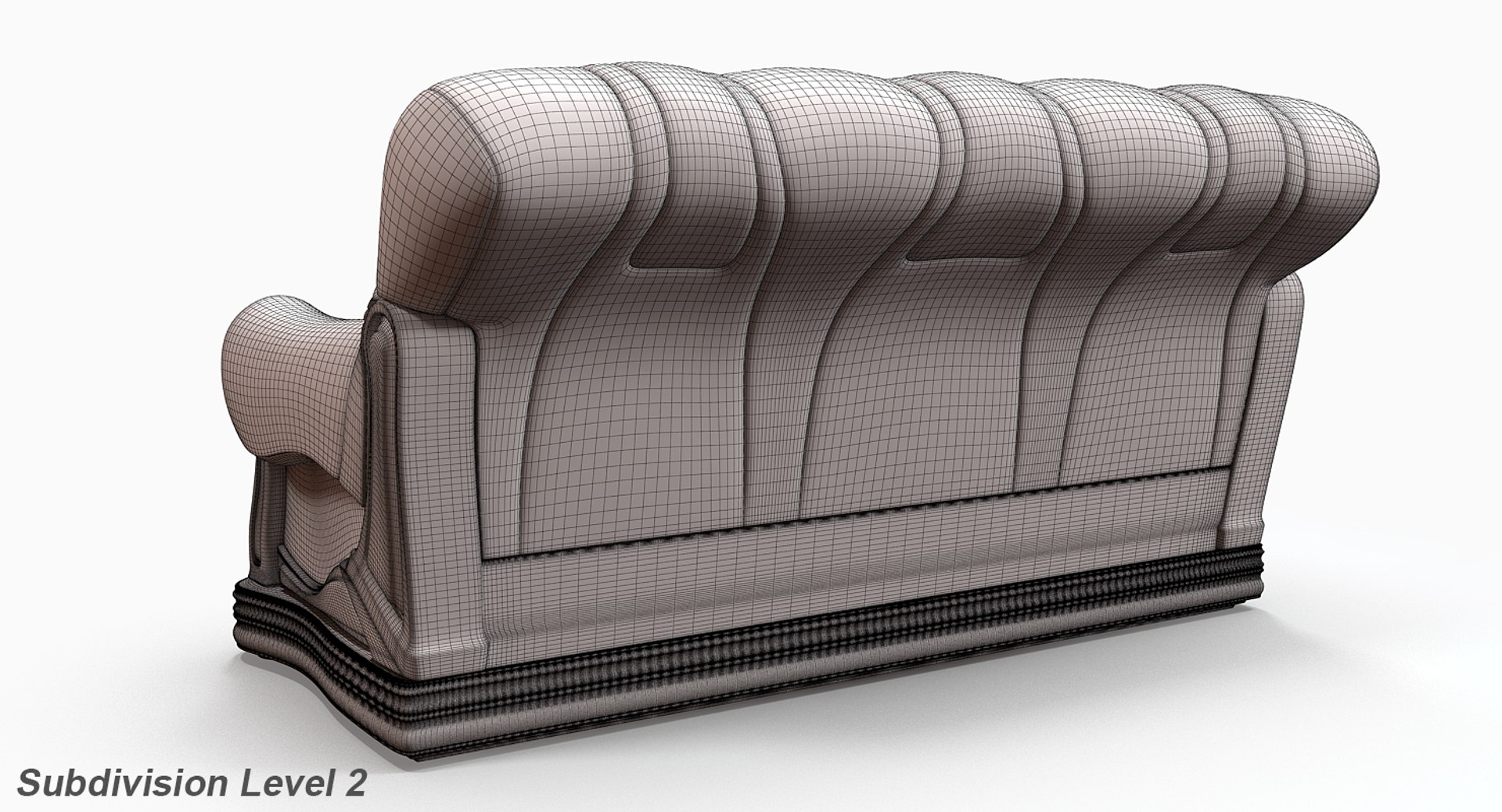 3d Obj Realistic Sofa 1
