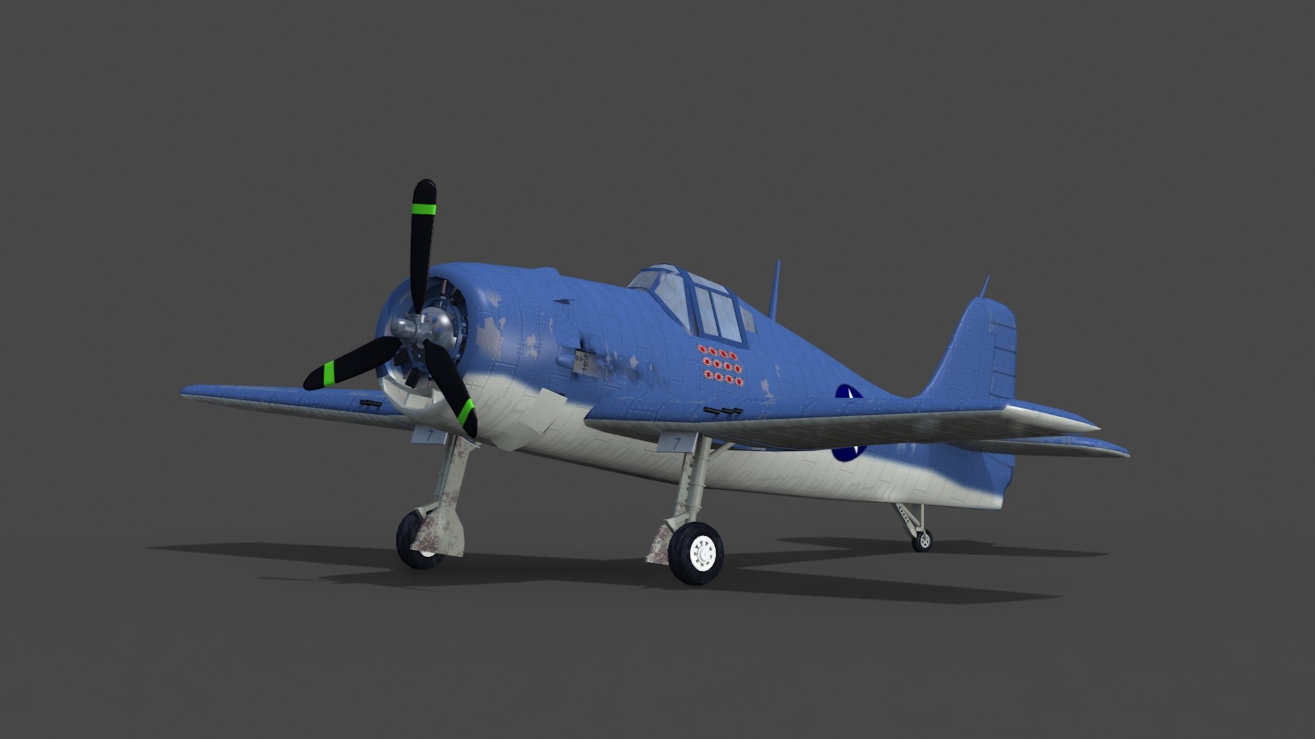 WW2 USA Navy Airplane Collection Model - TurboSquid 2061550