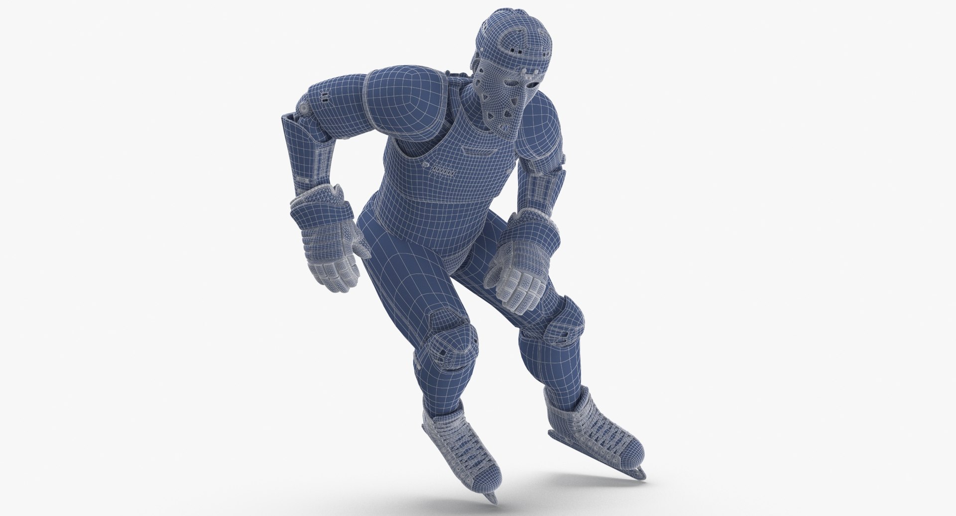 Hummanoid Hockey Player Pose 3D Model - TurboSquid 1588095