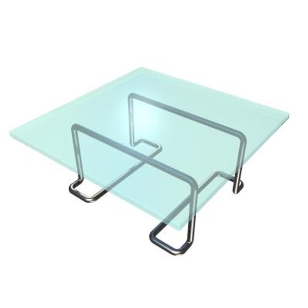 maya glass metal table