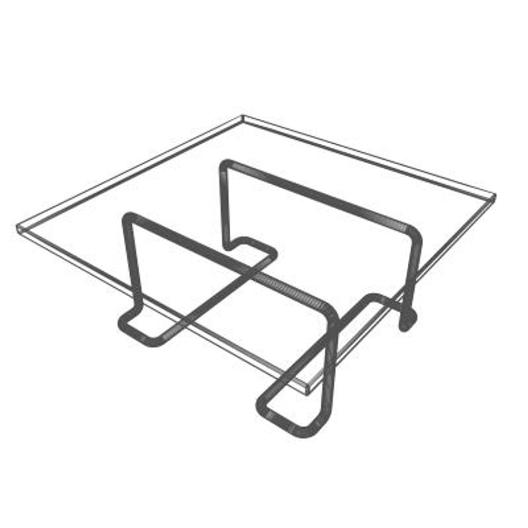 Maya Glass Metal Table