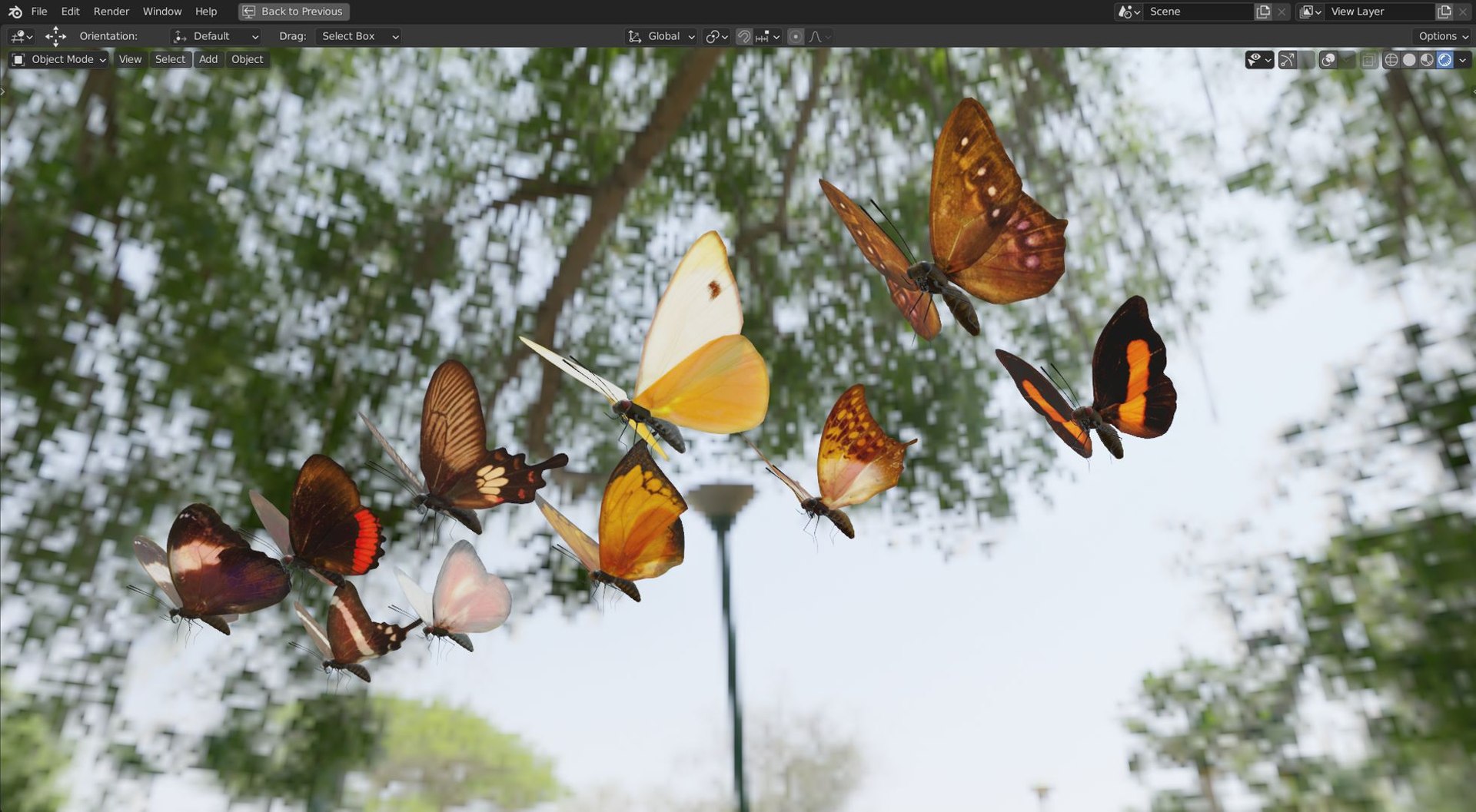3D Butterfly Collection PBR Rigged Animated - TurboSquid 1782299