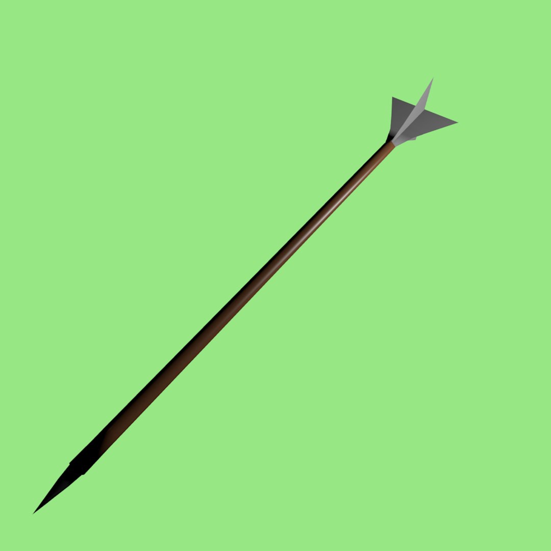 3ds max bow arrow
