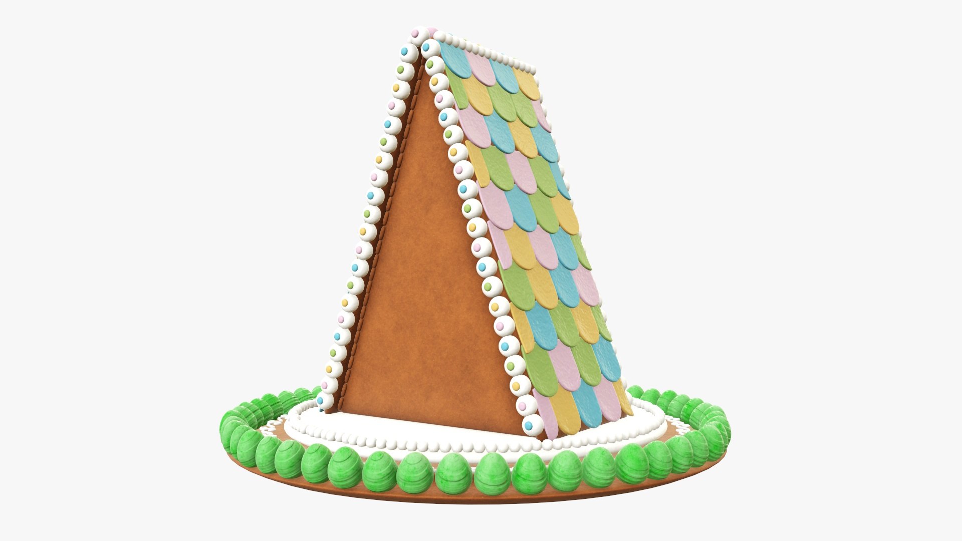 Christmas Gingerbread House 3D Model - TurboSquid 1645607