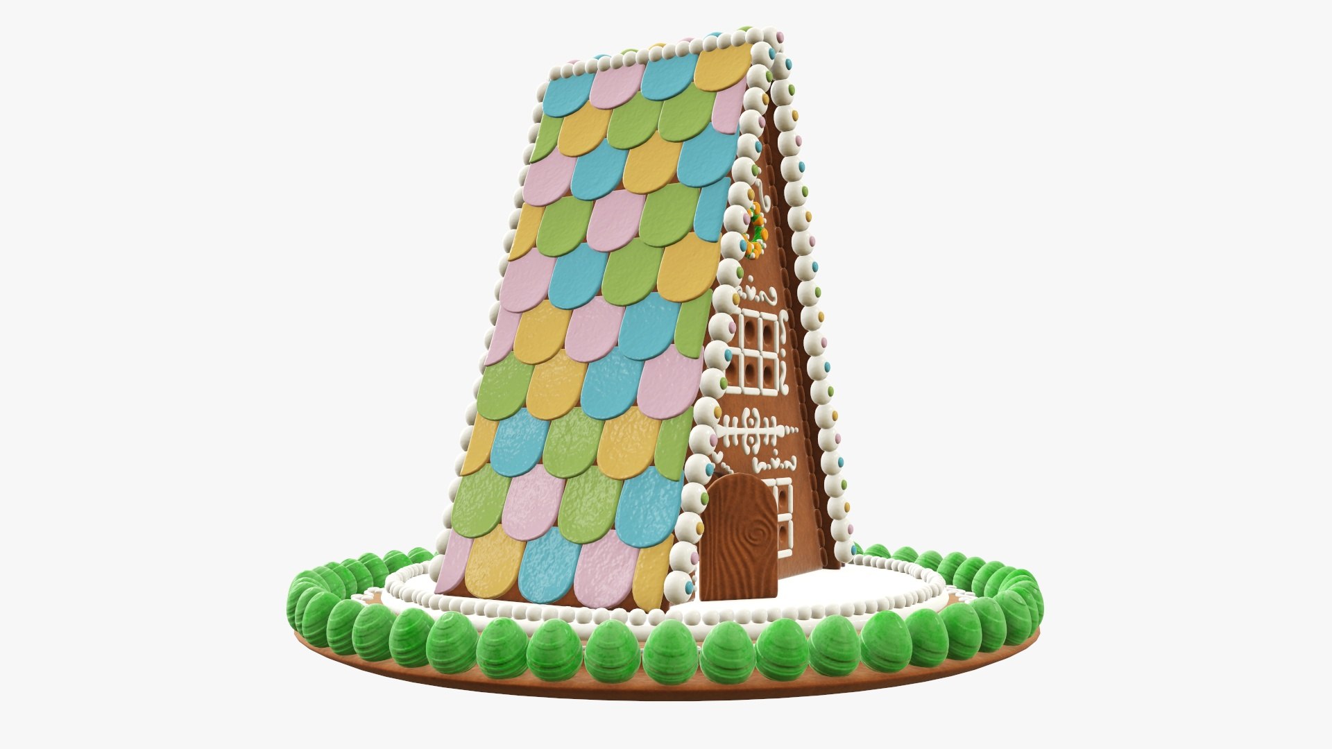 Christmas Gingerbread House 3D Model - TurboSquid 1645607