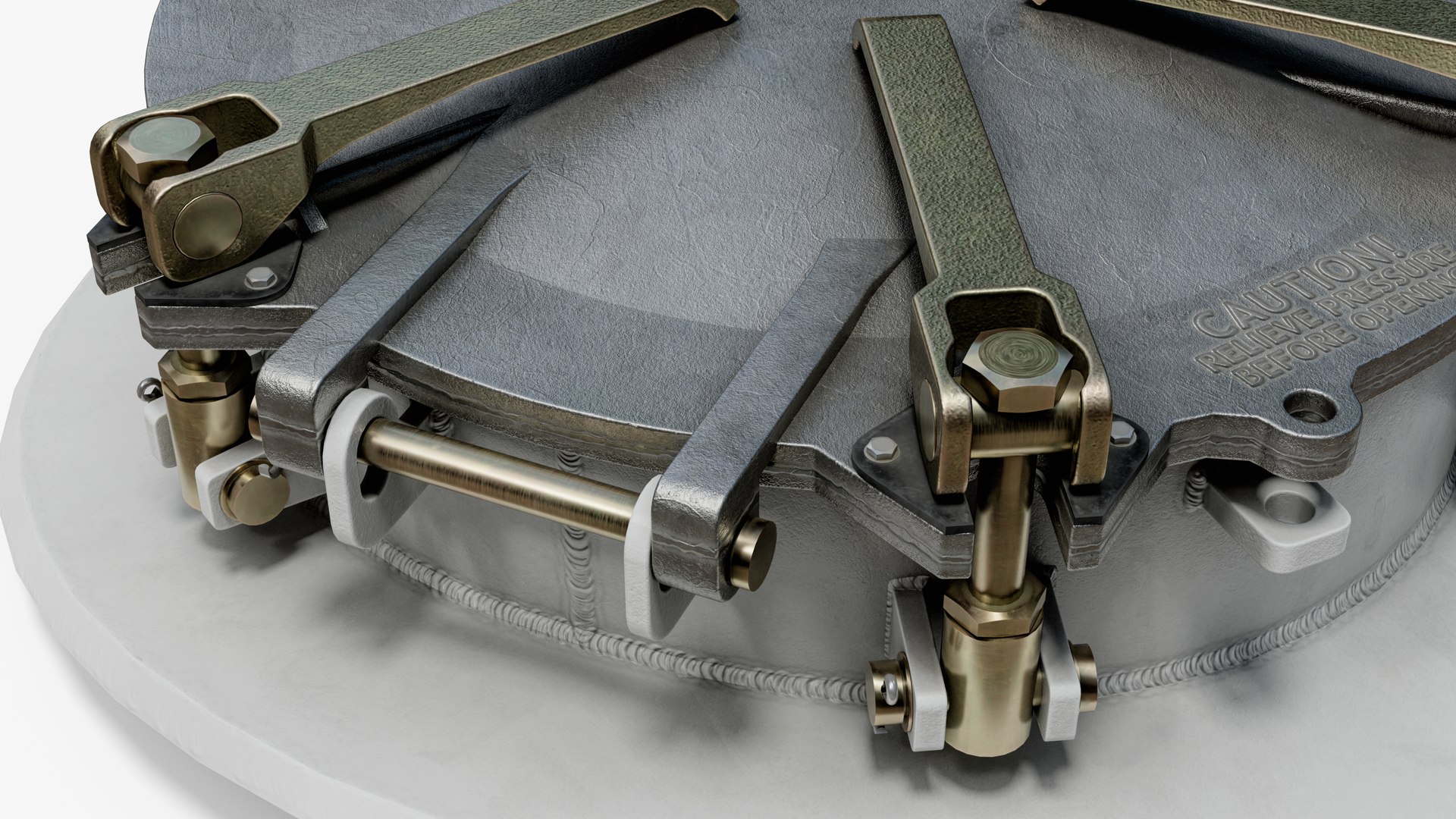 ISO Powder Tank Manhole 3D Model - TurboSquid 2312865