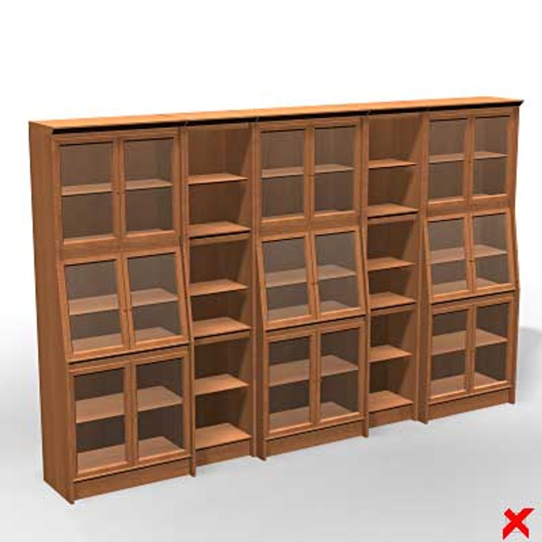 bookcase 3d model