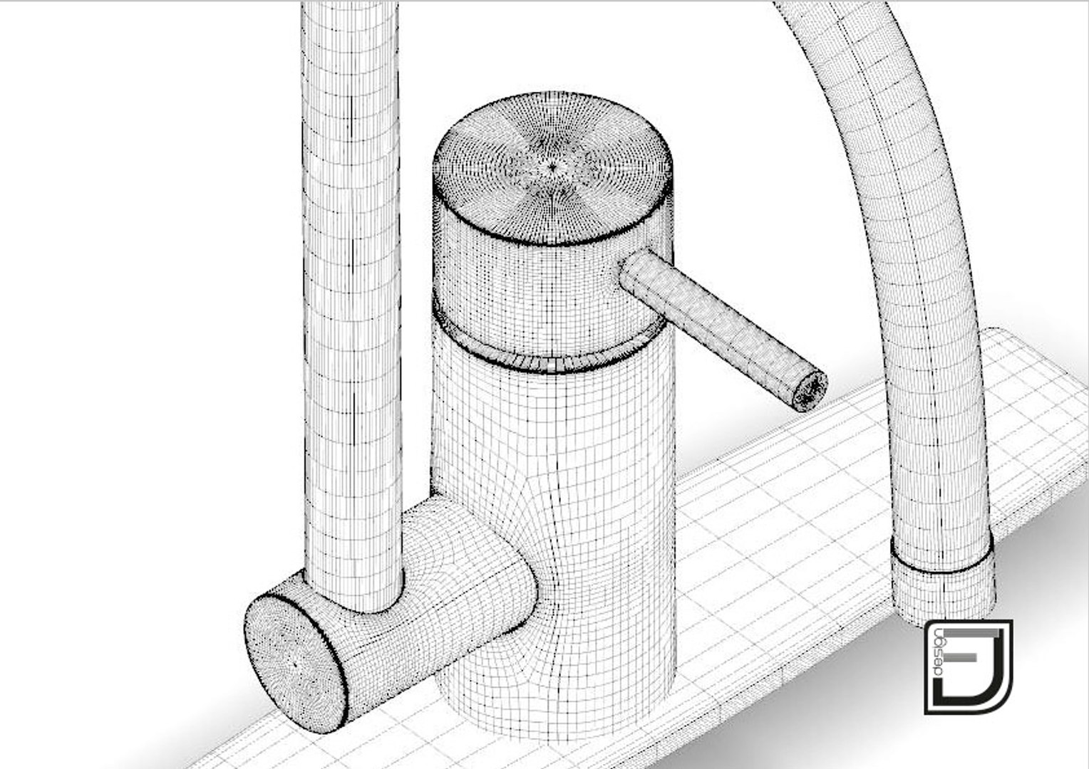 3d kitchen faucet 12 model