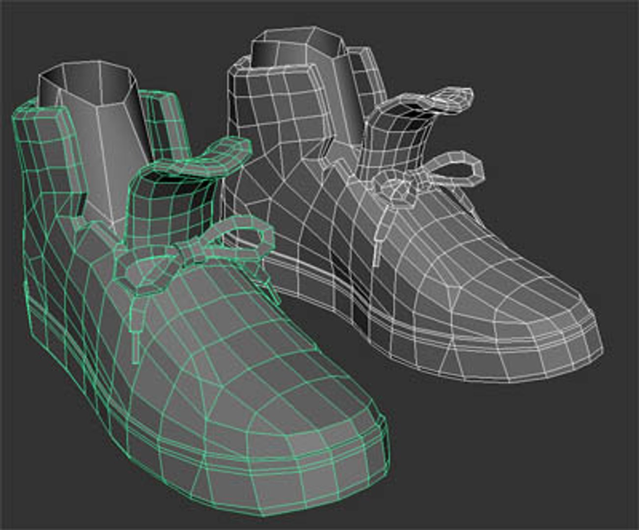 3d Model Sketch Shose