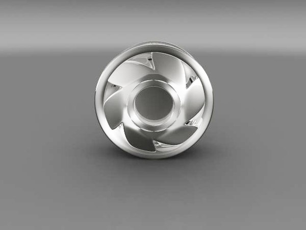 3d car tyre rim model